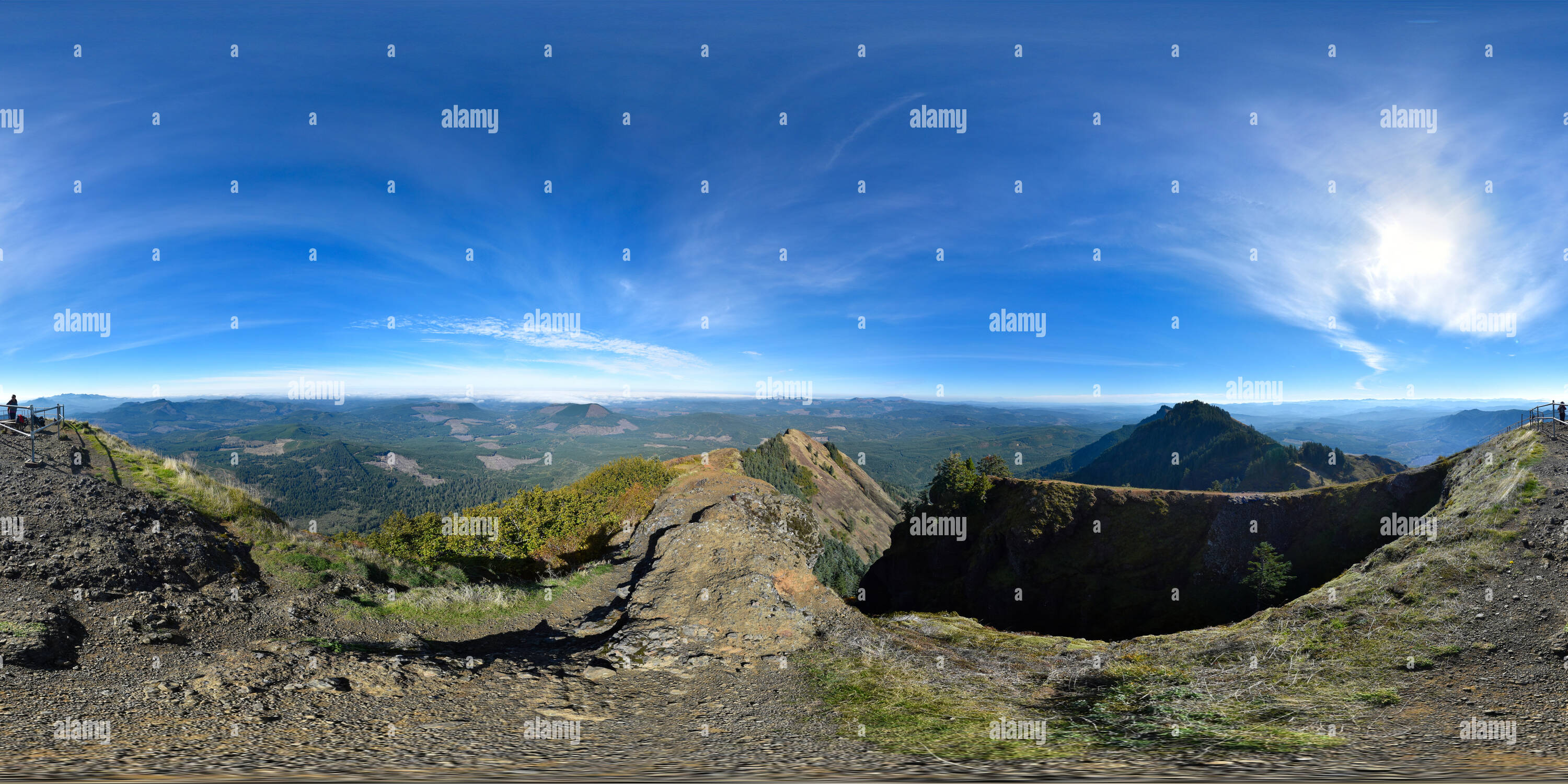 360° view of Saddle Mountain, Oregon - Alamy