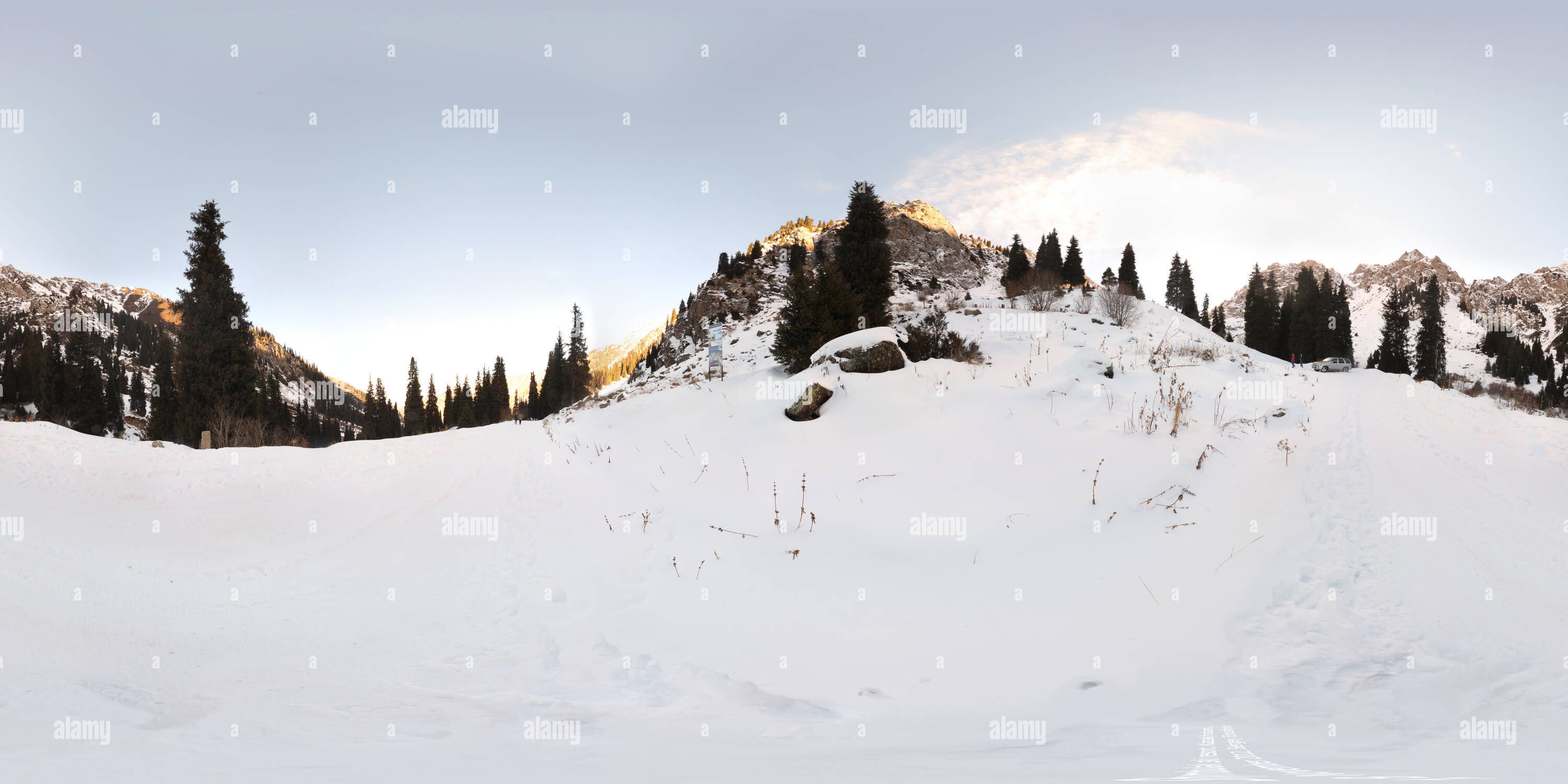 Shymbulak ski resort hi-res stock photography and images - Alamy