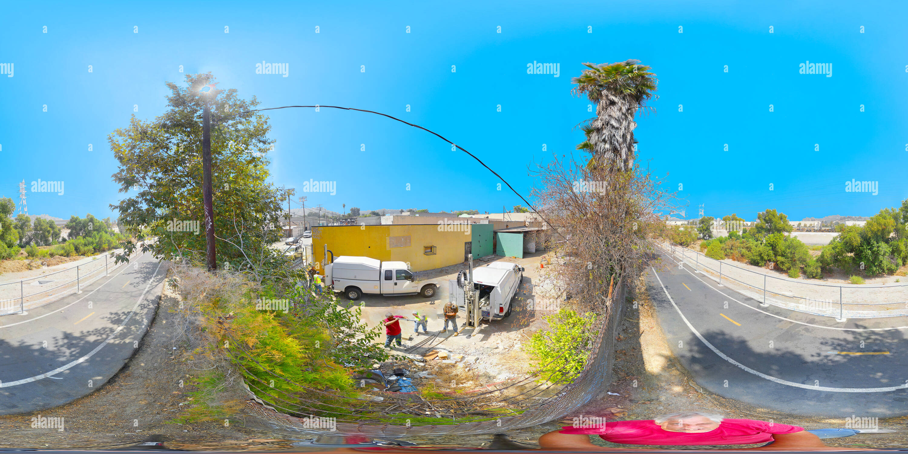 360° view of Environmental Investigation in Frogtown - Alamy