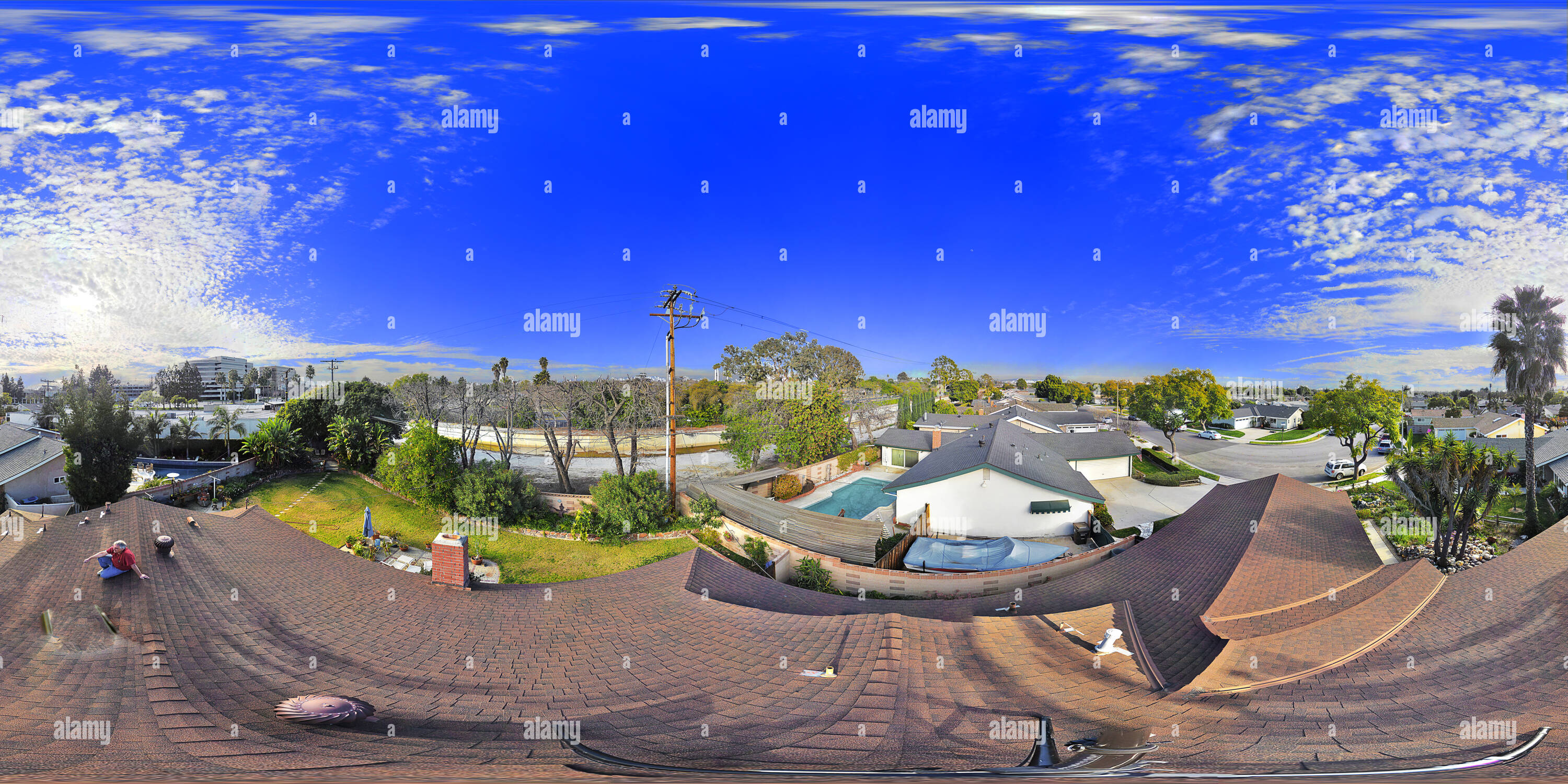360° view of View from the Roof - Alamy