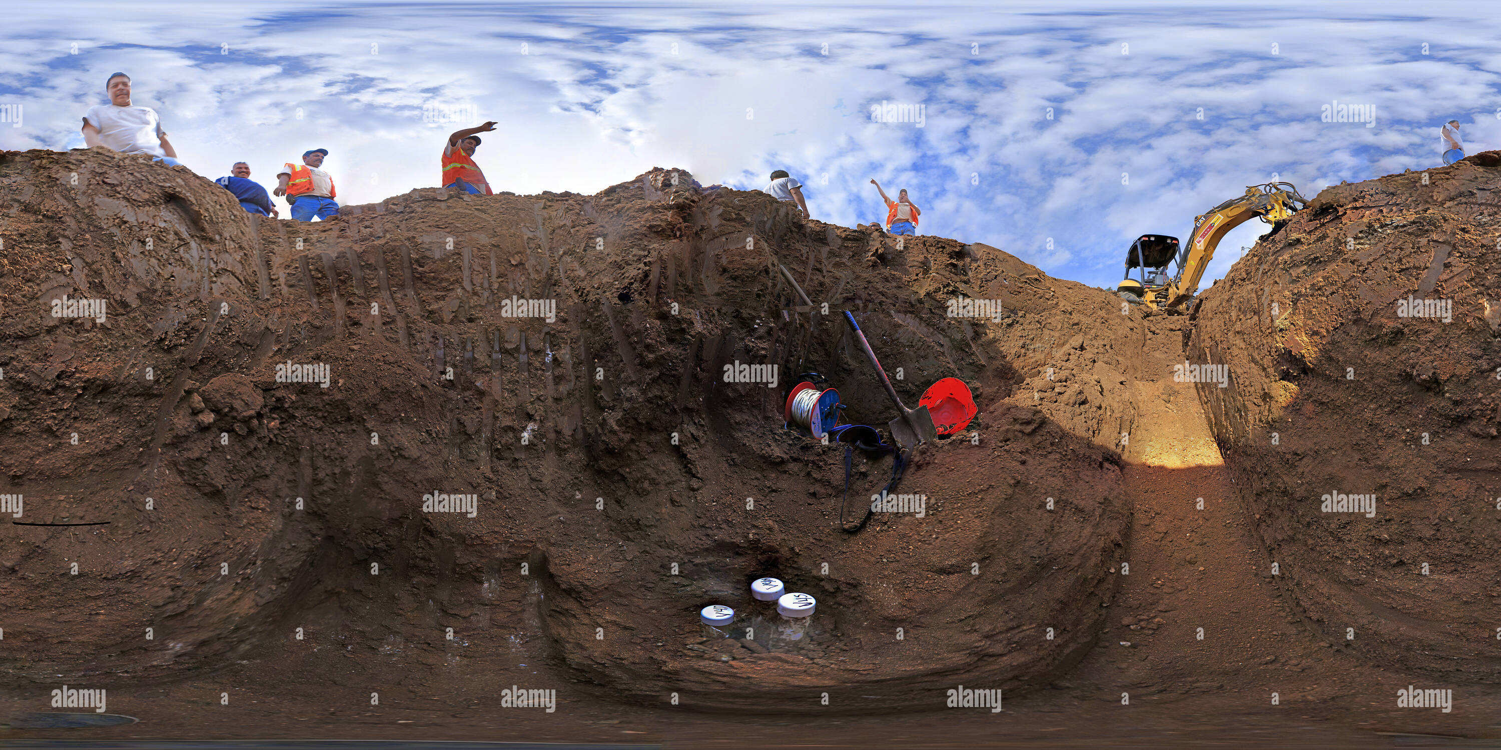 360° view of In A Rut - Alamy