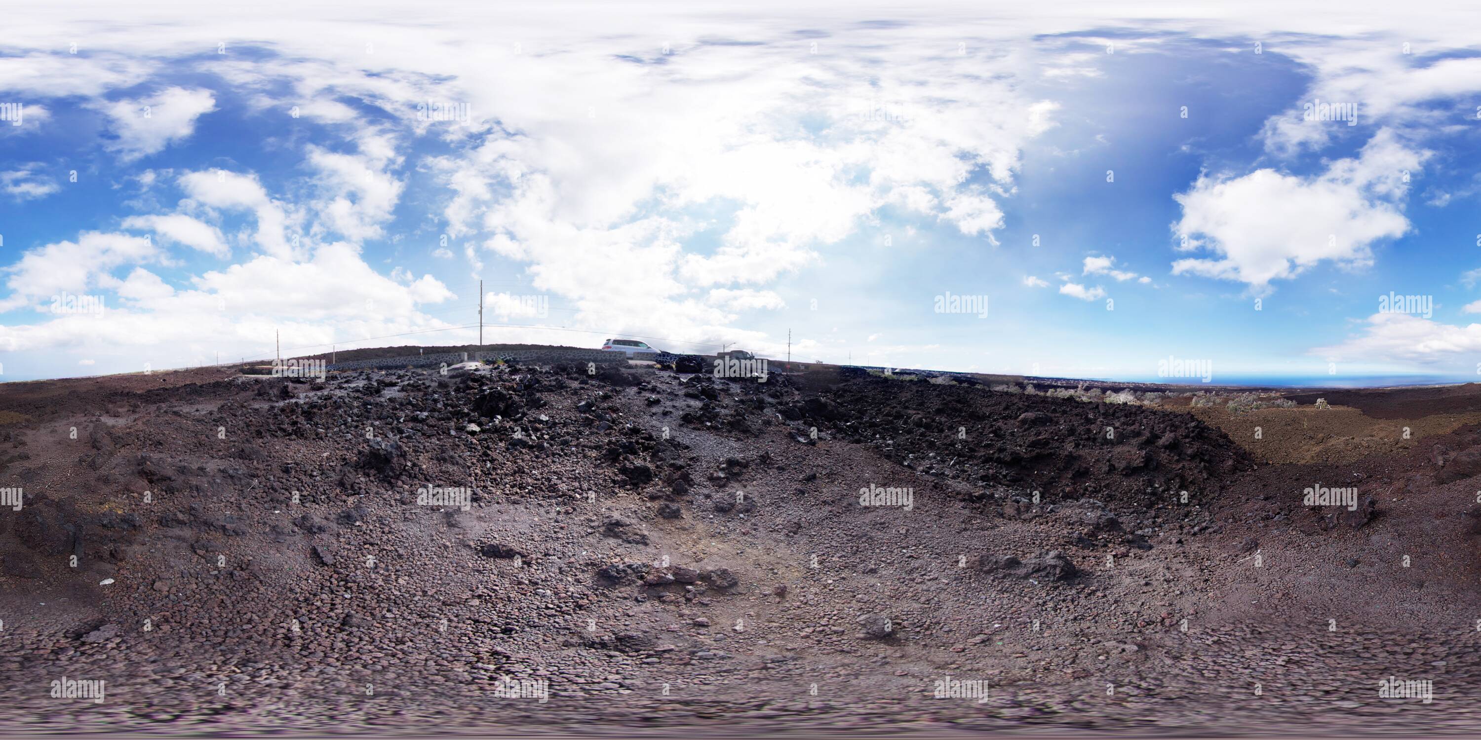 360° view of Hawaii Bigisland Mamalahoa Hwy - Alamy