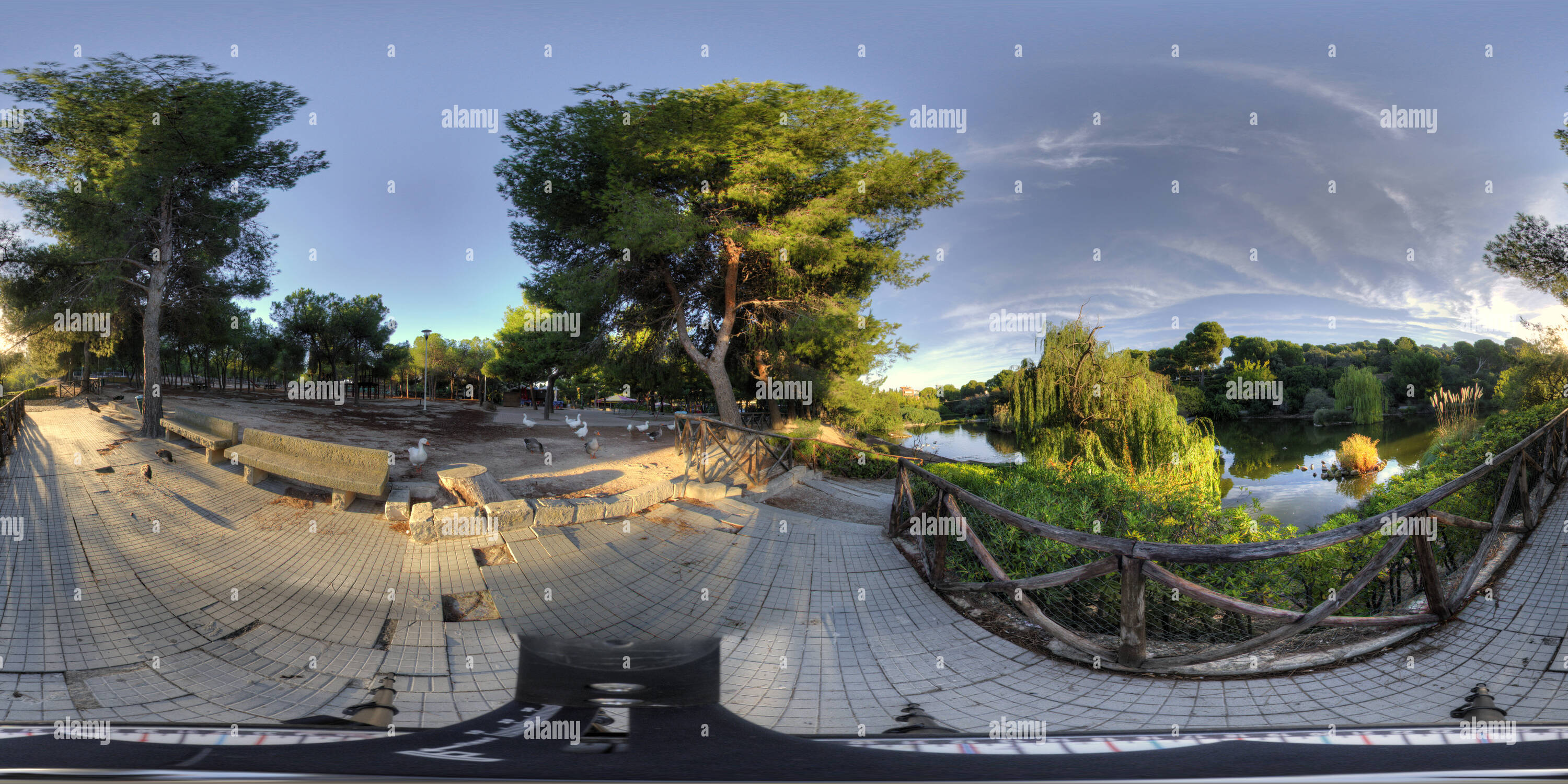 360° view of Monte Urpinu Park - Alamy