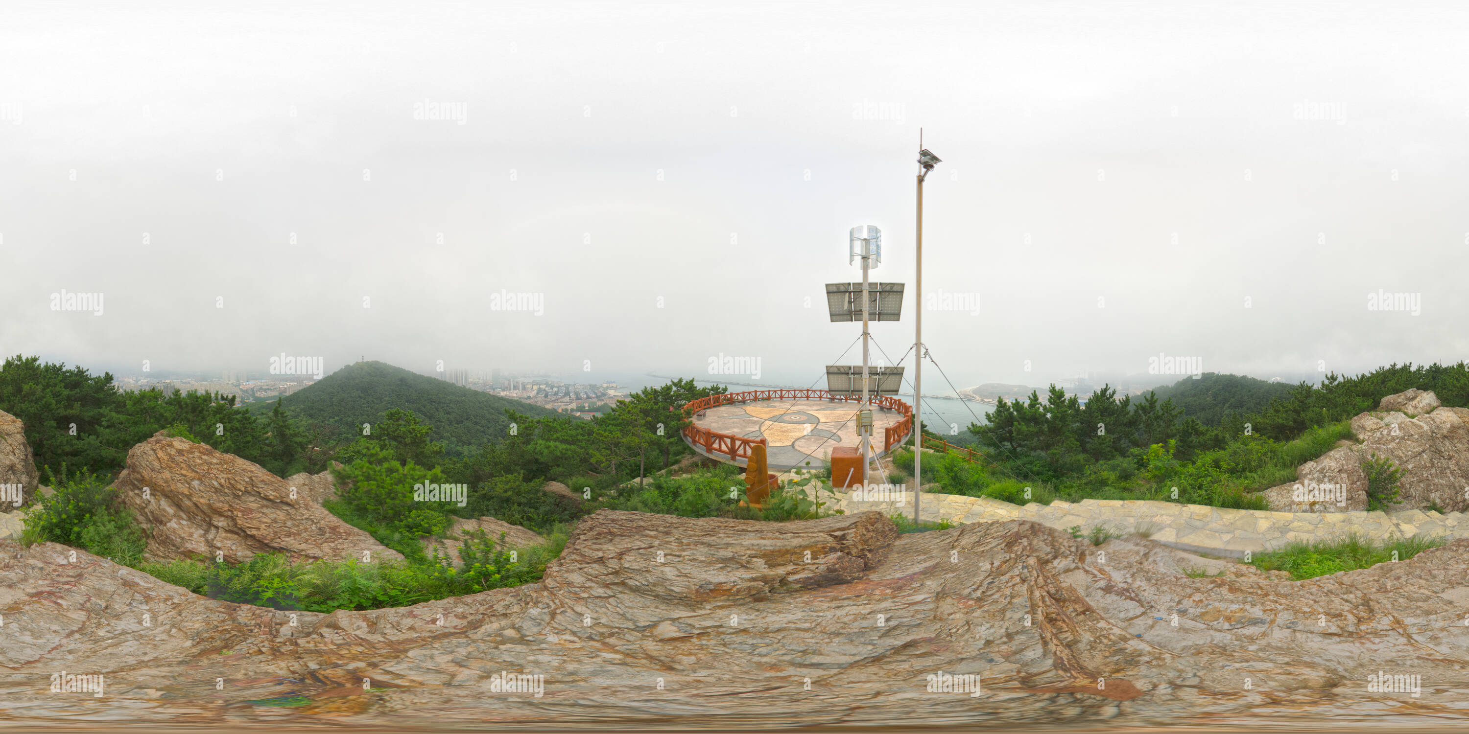 360° view of Xijian mountain(at the top - Alamy