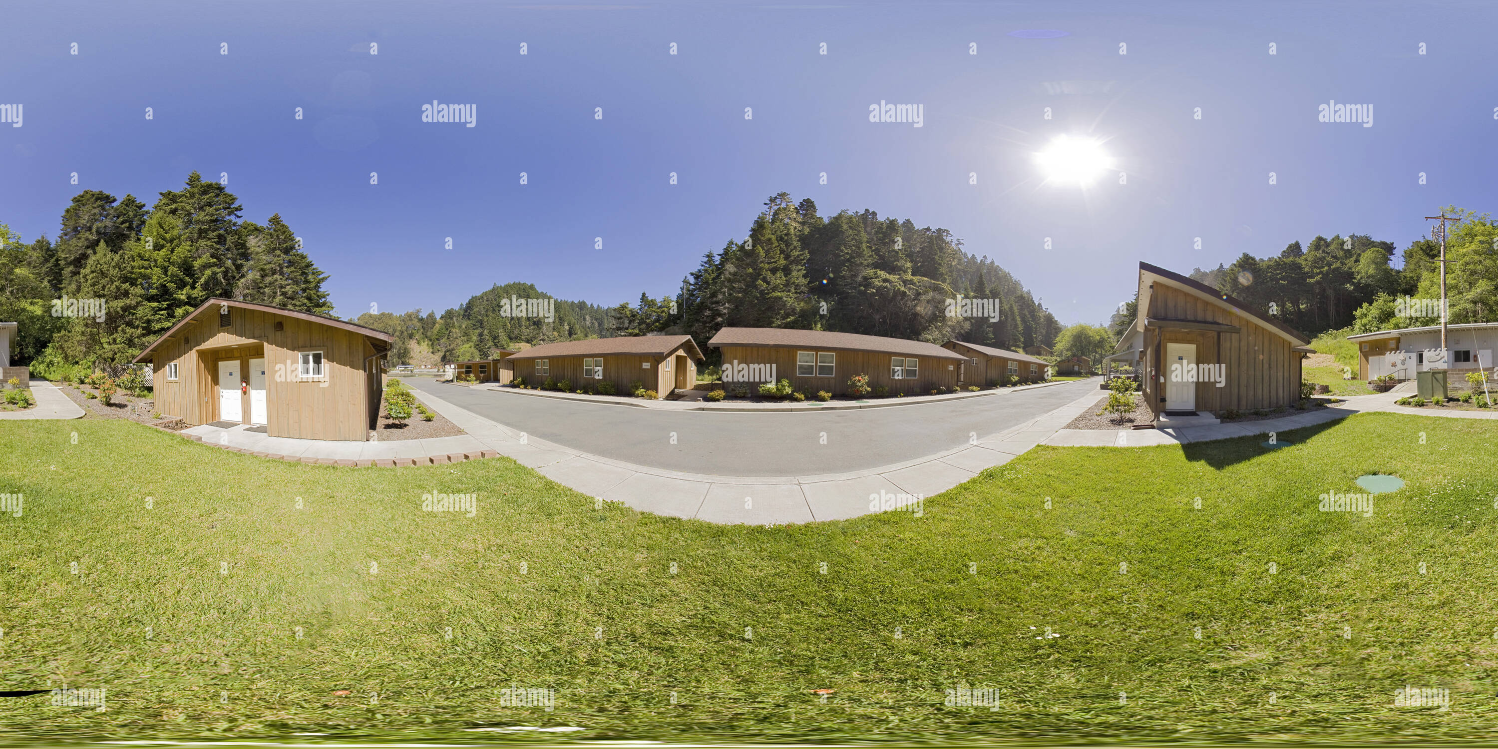 360° view of Albion Field Station - Alamy