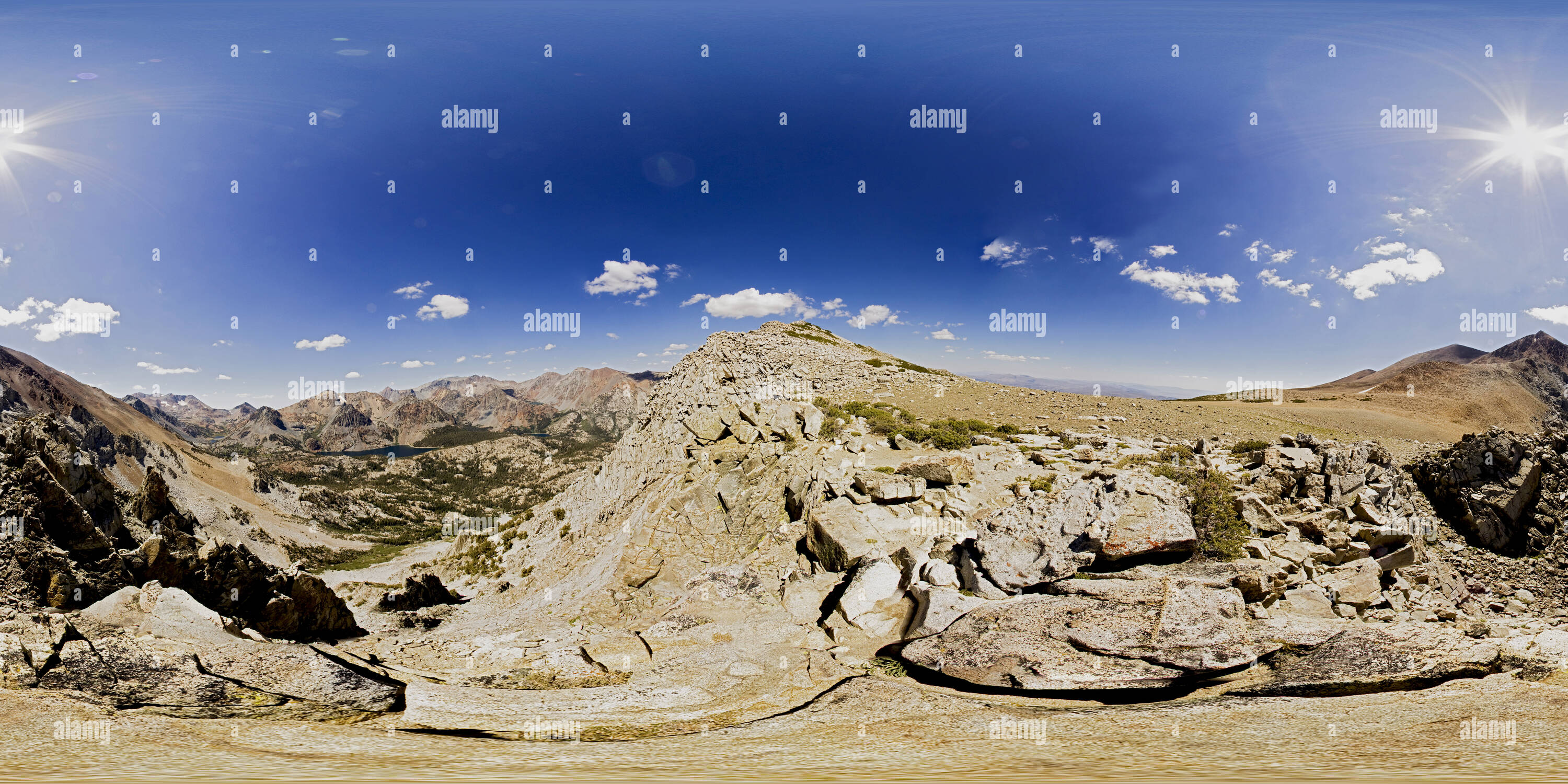 360° view of Kavanaugh Ridge Sierra Nevada Mountains California - Alamy