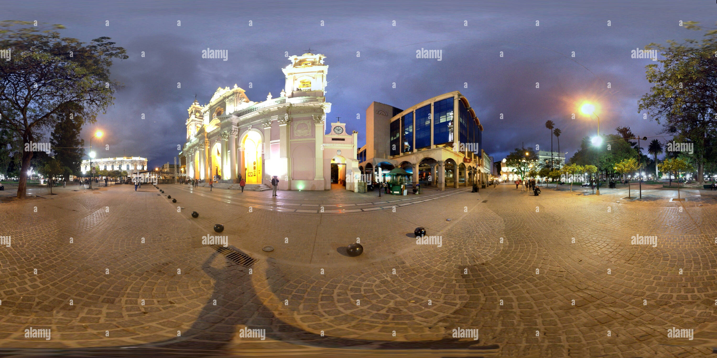 360° view of Salta`s Main square, Argentina - Alamy