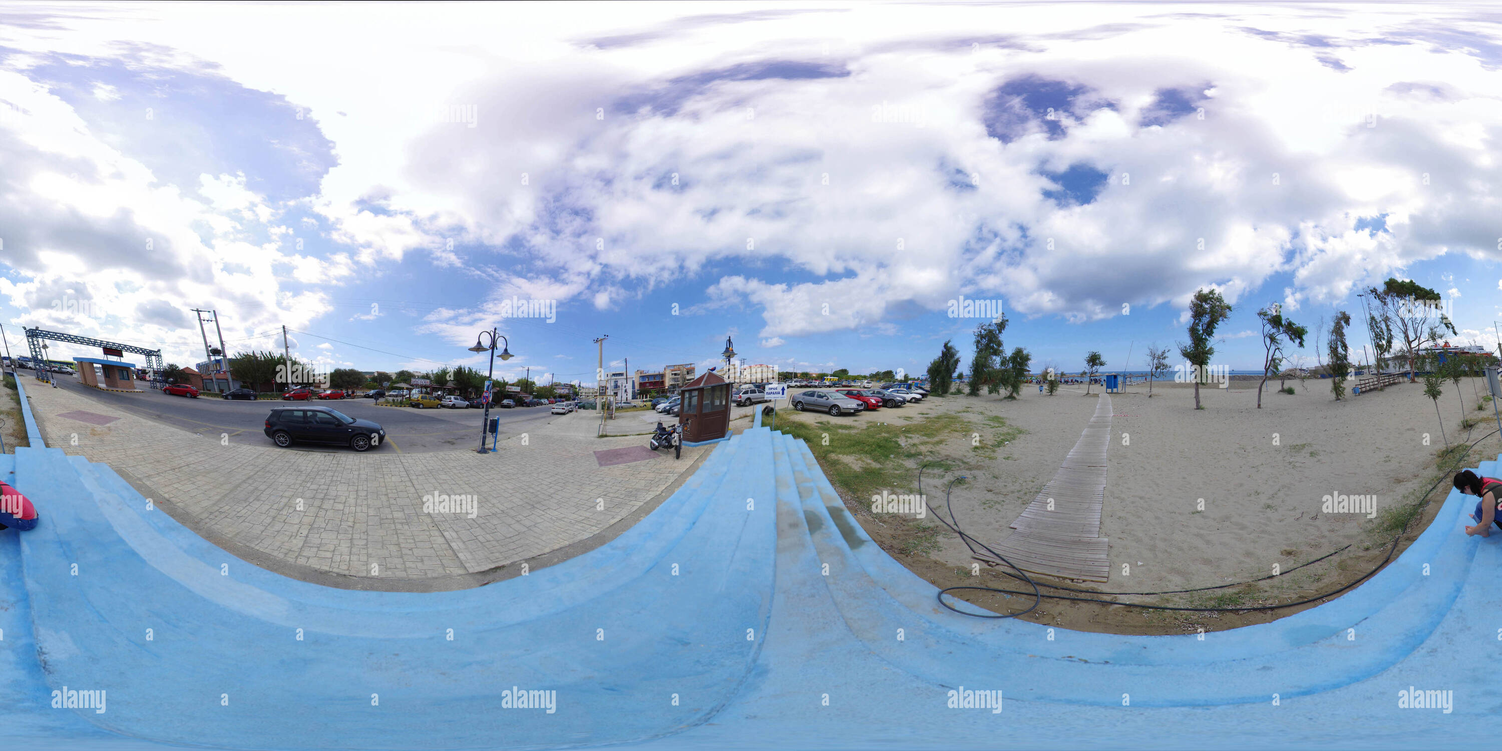 360° view of Killini Beach Entrance - Alamy