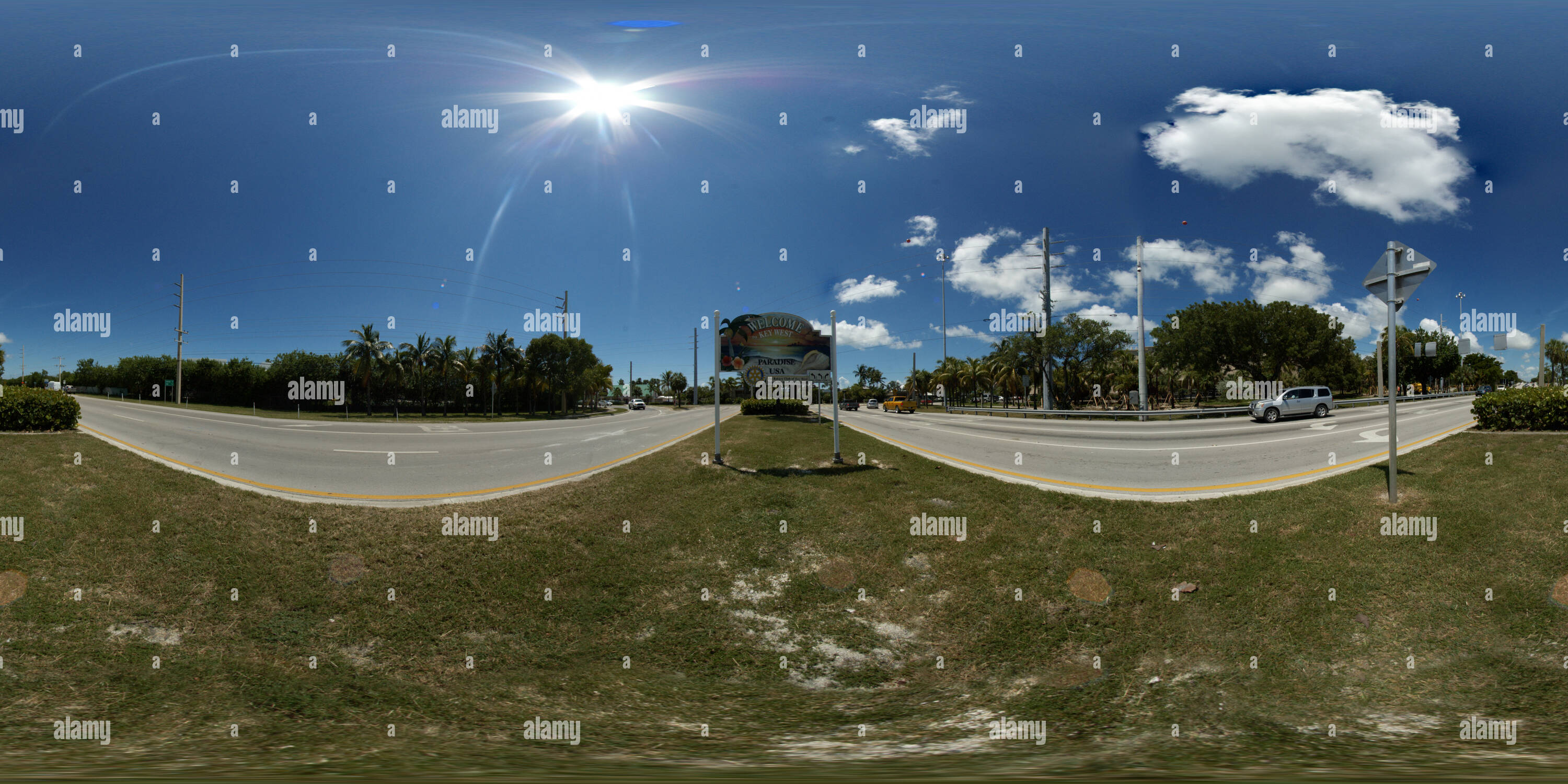 360° view of Welcome to Key West - Alamy