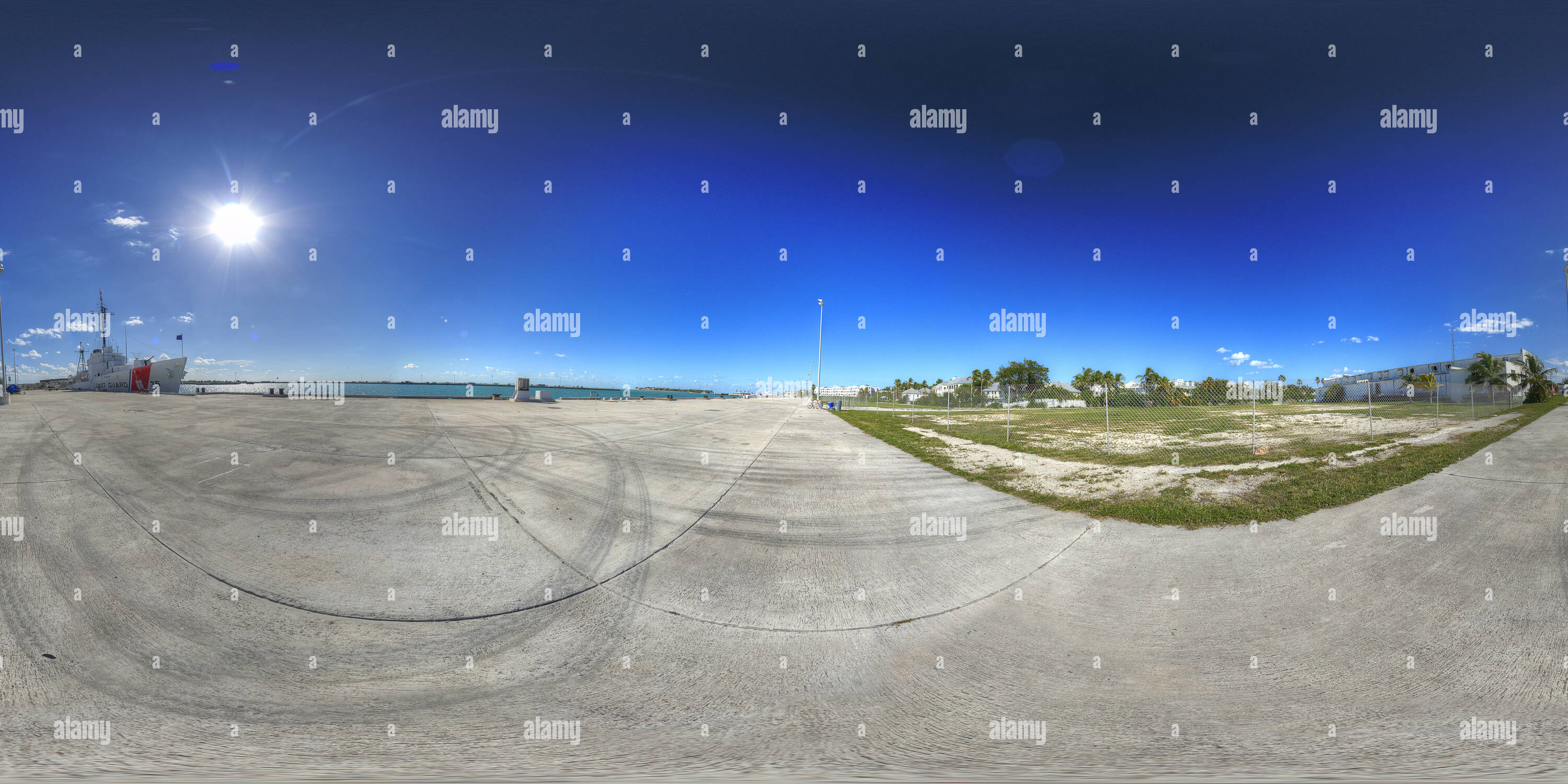 360° view of Key West Waterfront USCGC Ingham Museum - Alamy