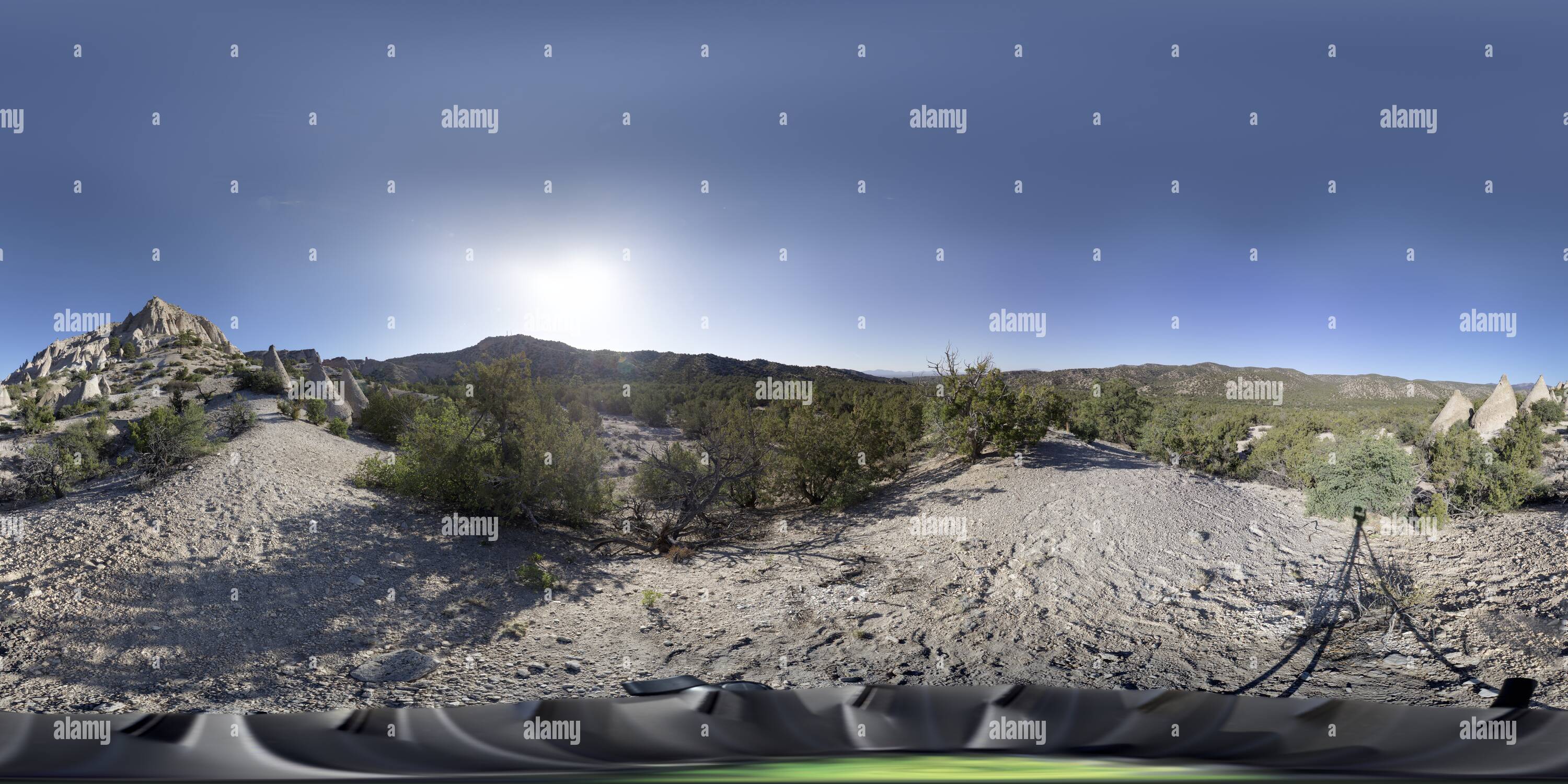 360° view of Kasha-Katuwe Tent Rocks Cave Trail Overlook - Alamy