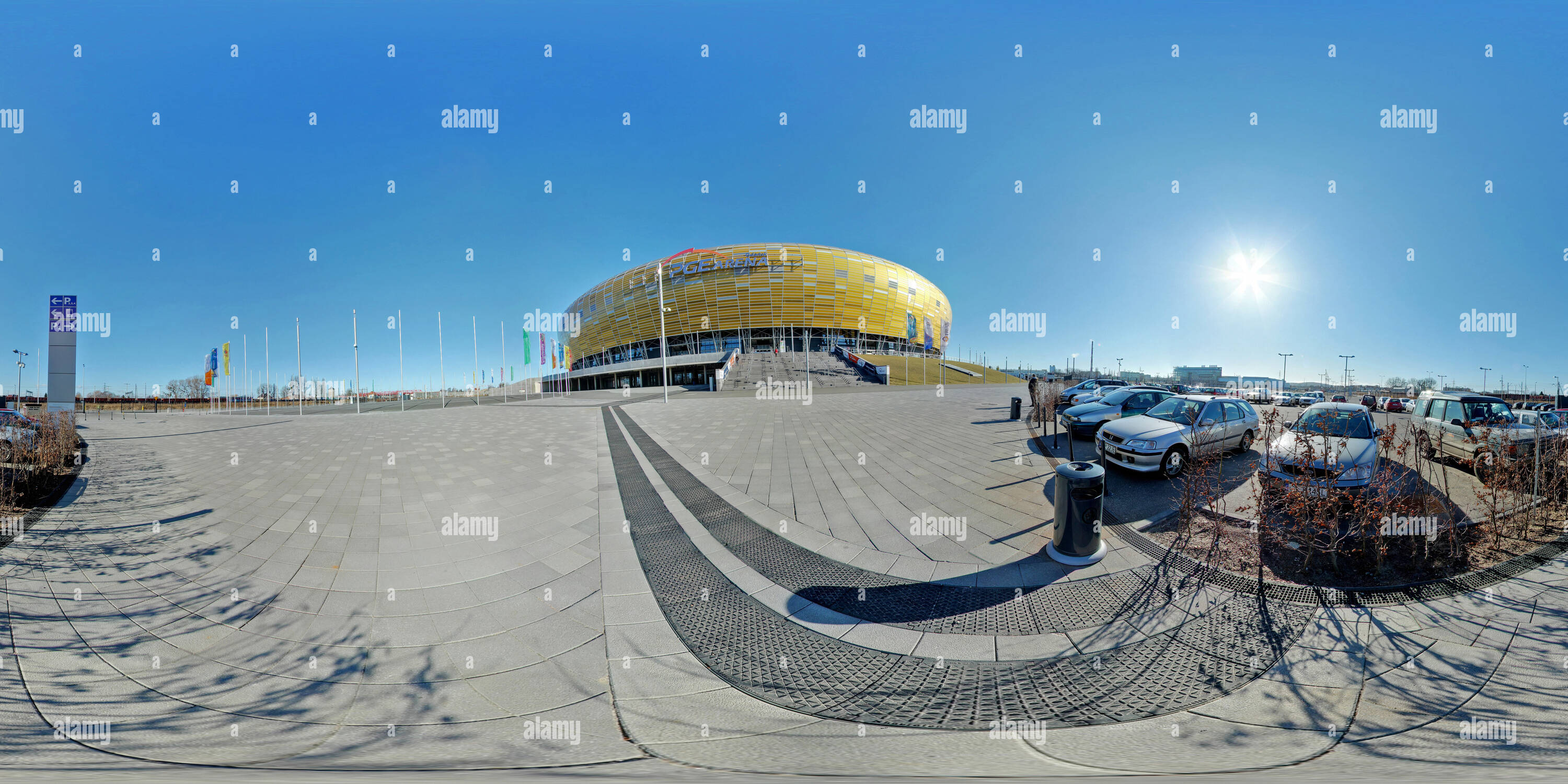 360° view of PGE Arena EURO 2012 football stadium in Gdansk, Poland - Alamy