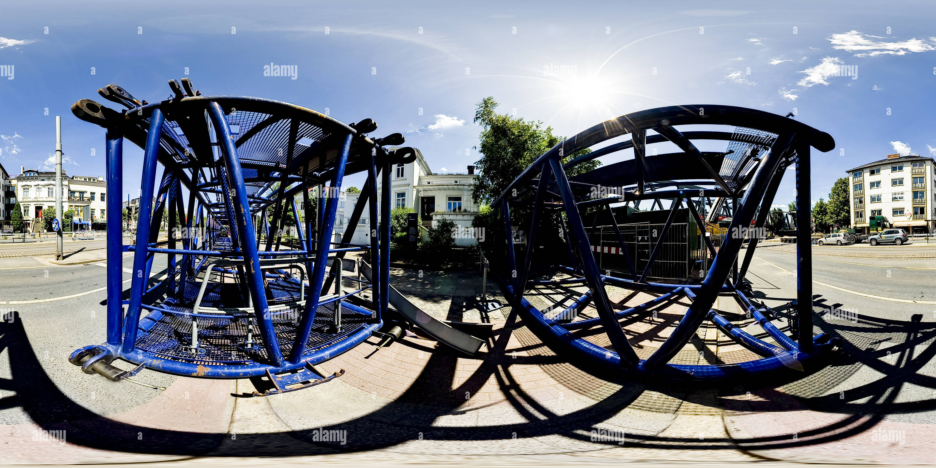 360° view of Concordia Tunnel "The big lift - Alamy