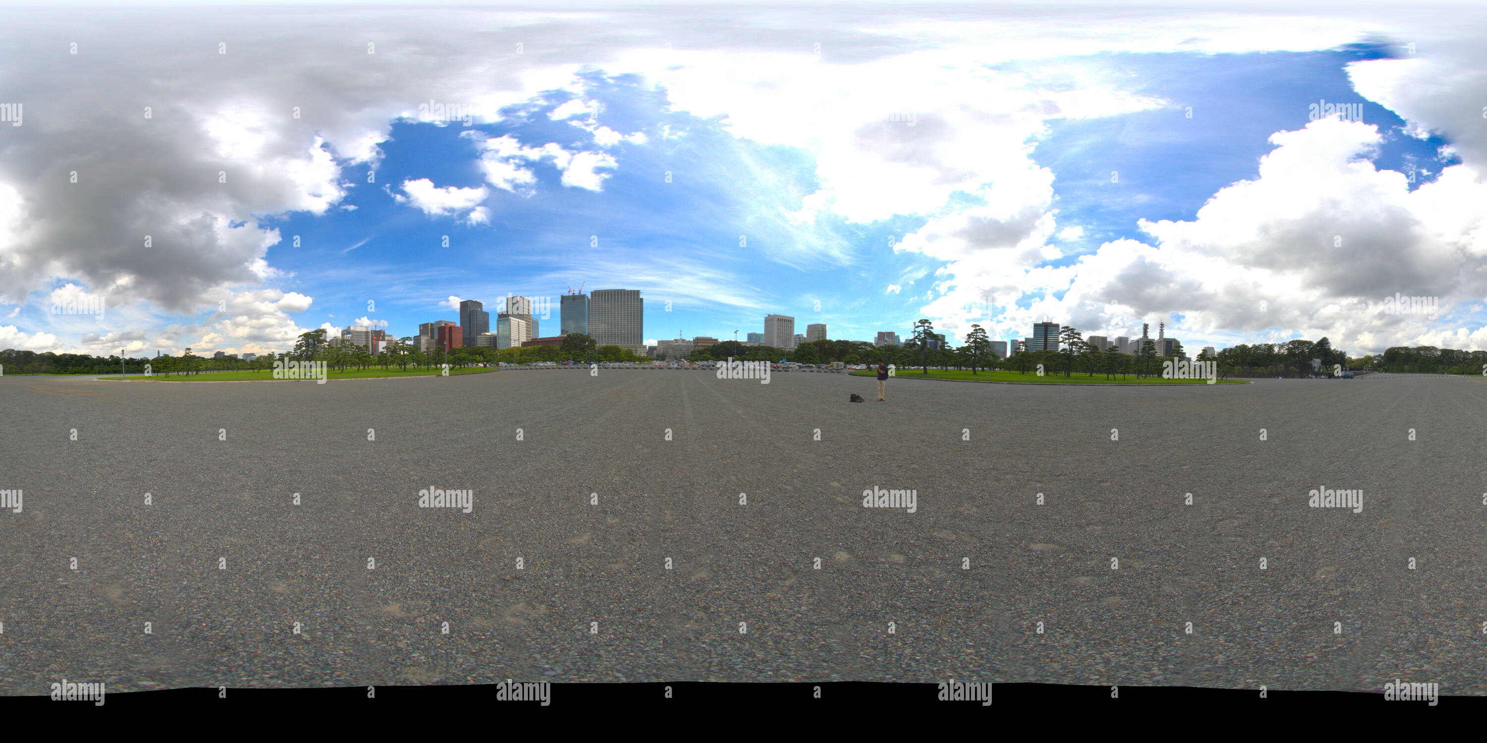360° view of Tokyo Imperial Palace - Alamy