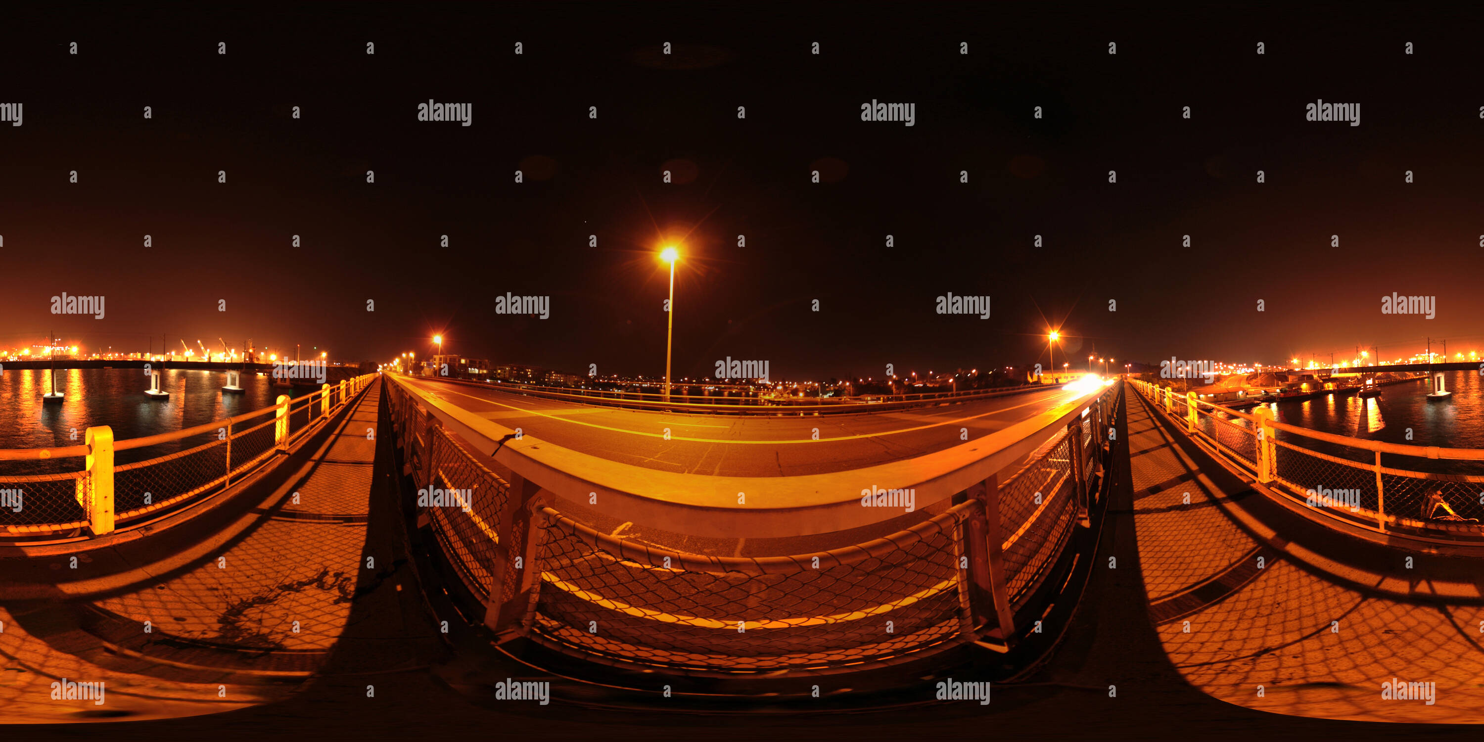 360° view of Fremantle Traffic Bridge November 20, 2011 - Alamy