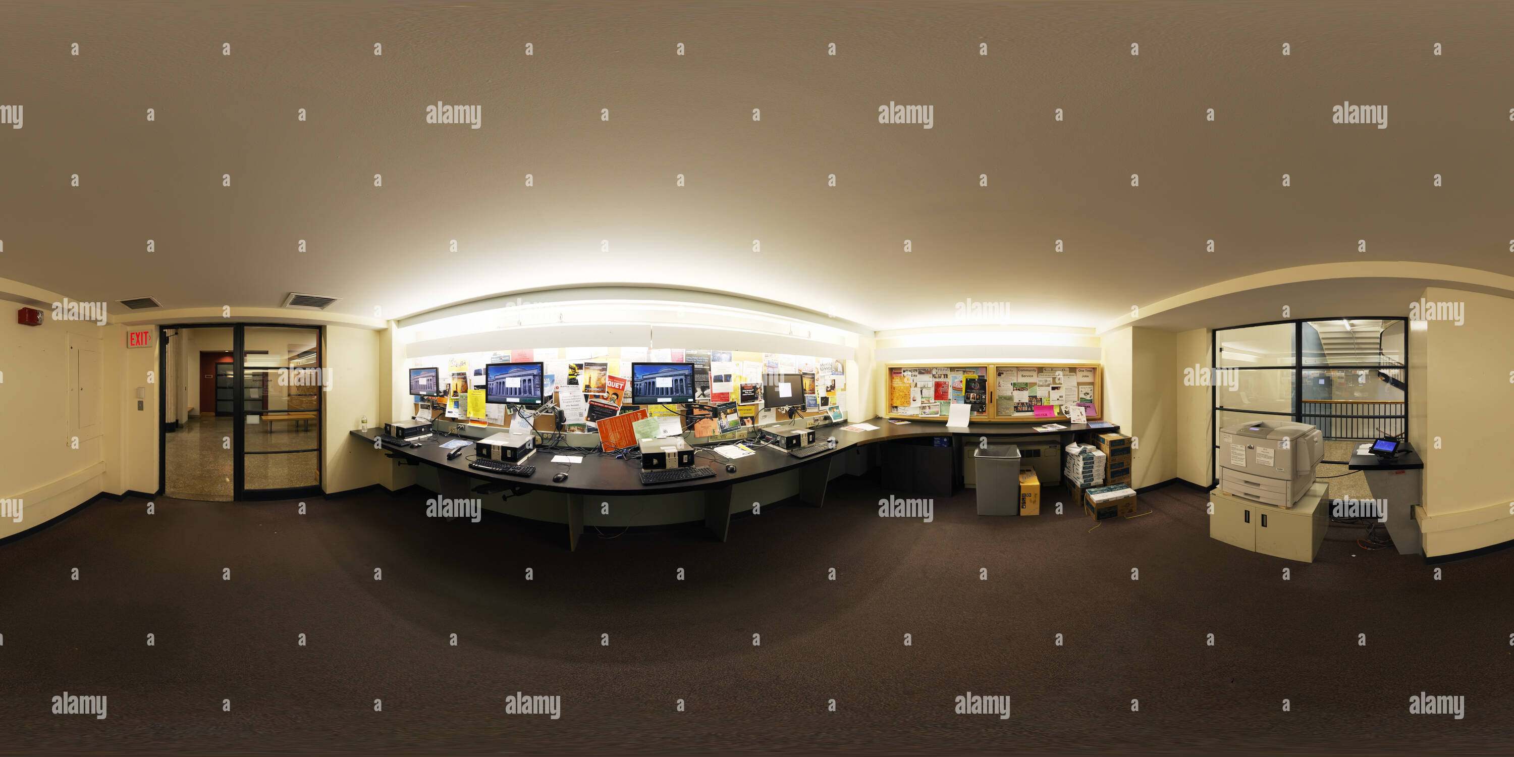 360° view of MIT quick computer station - Alamy