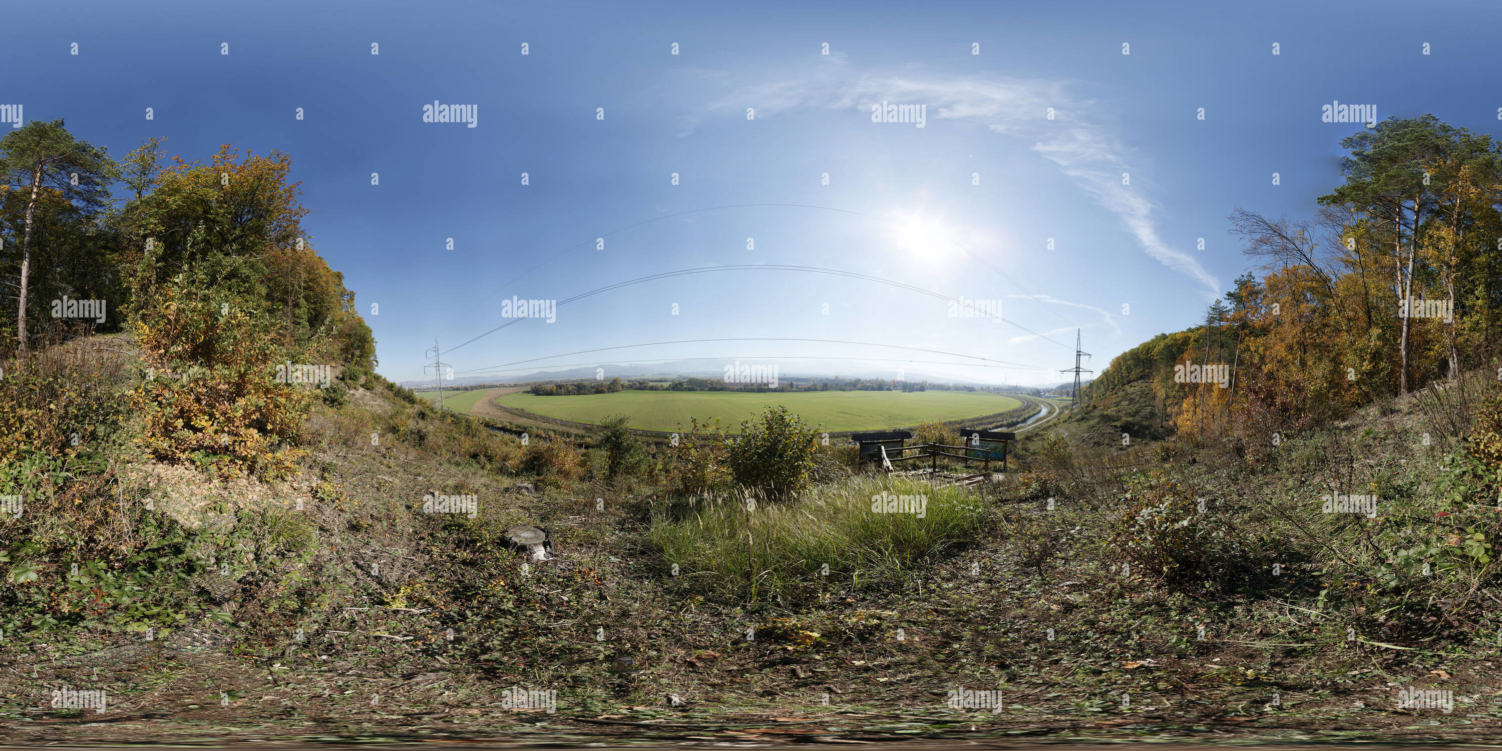 360° view of Viewpoint near Novaky - Alamy