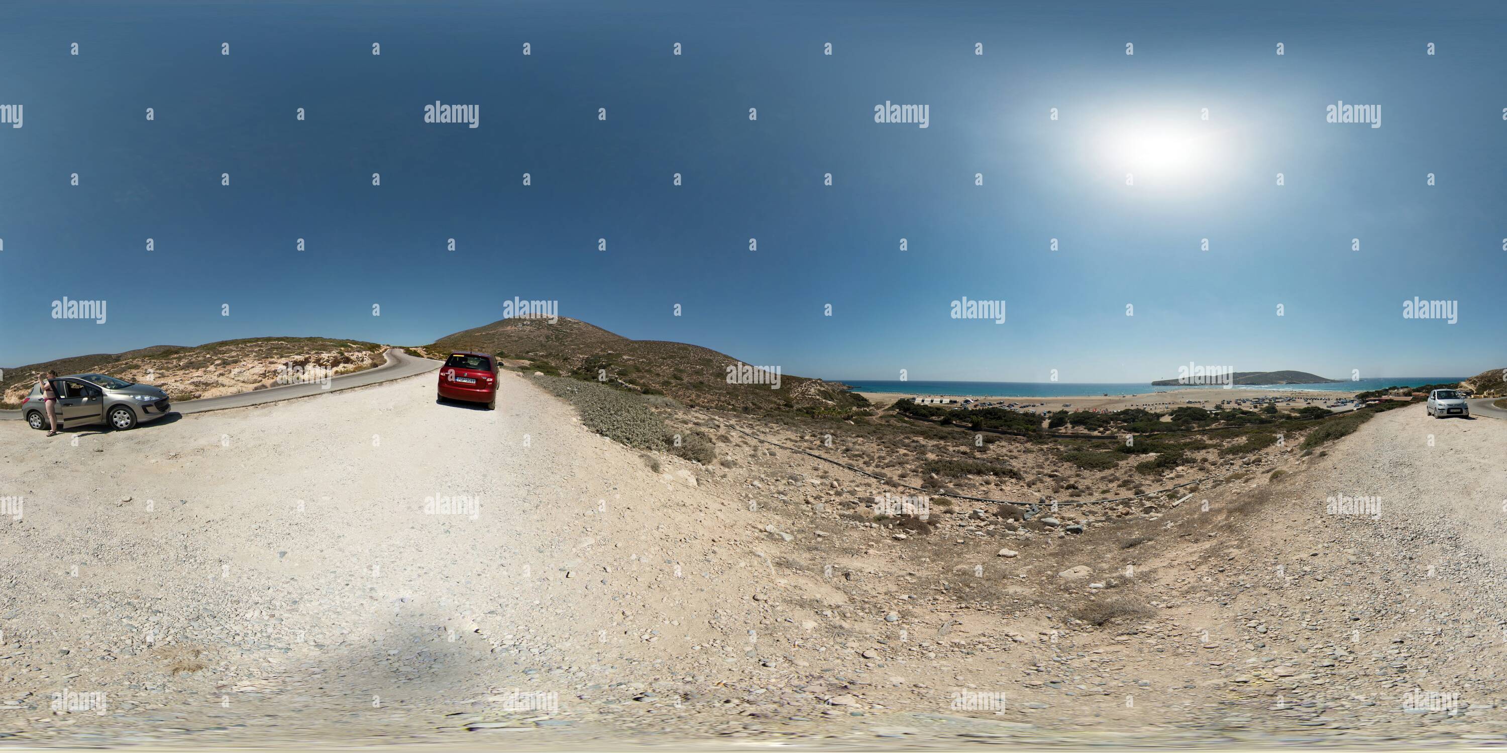 360° view of Prasonisi, Rodos, Greece - Alamy