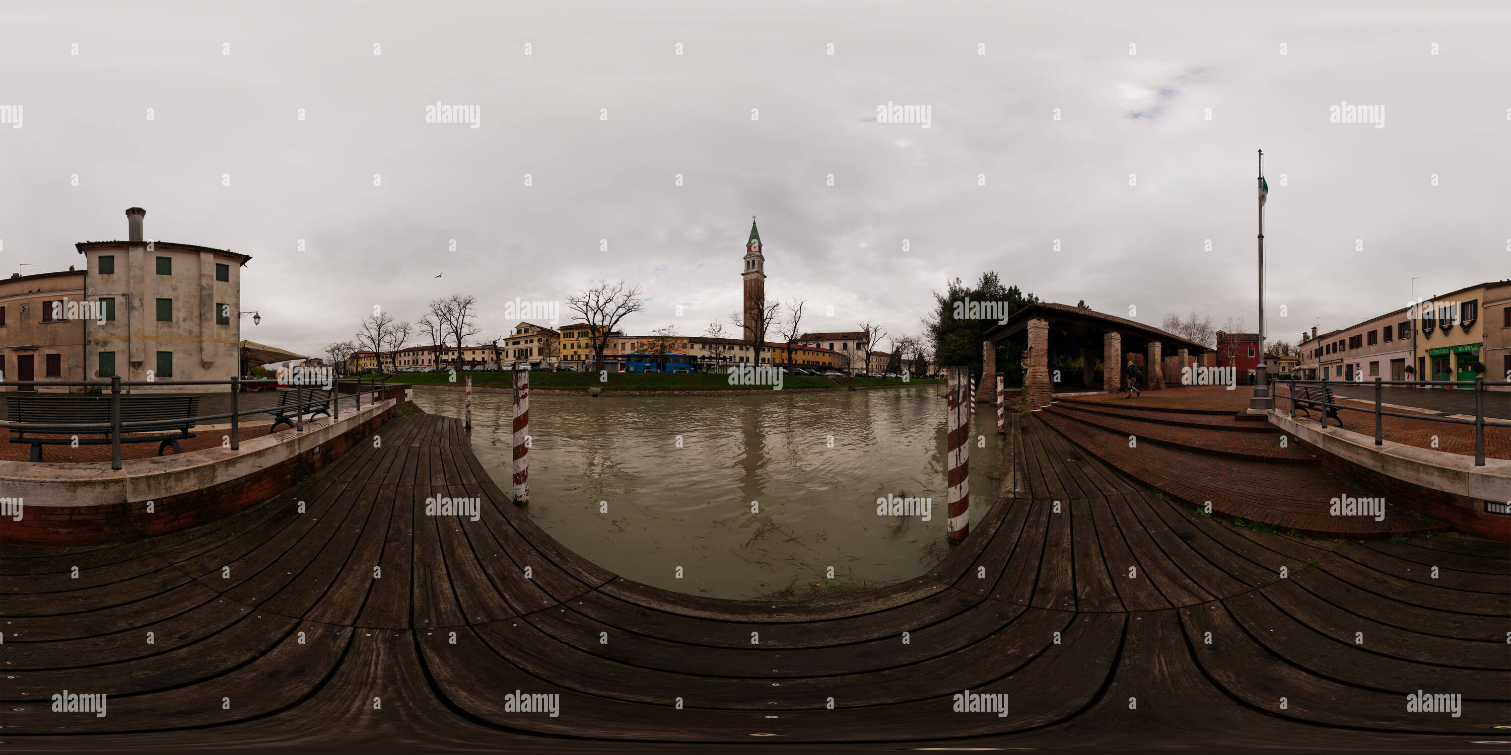 360° view of Dolo - Venezia - Italy "Lo squero - Alamy