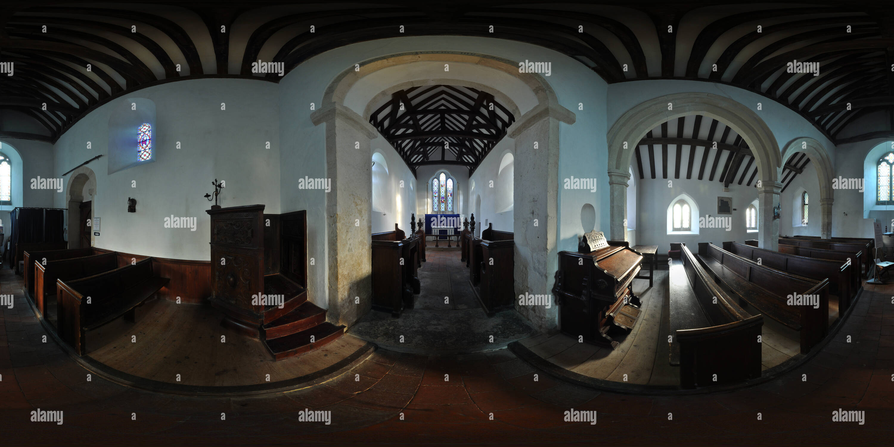 360° view of St Marys Newnham Murren - Alamy