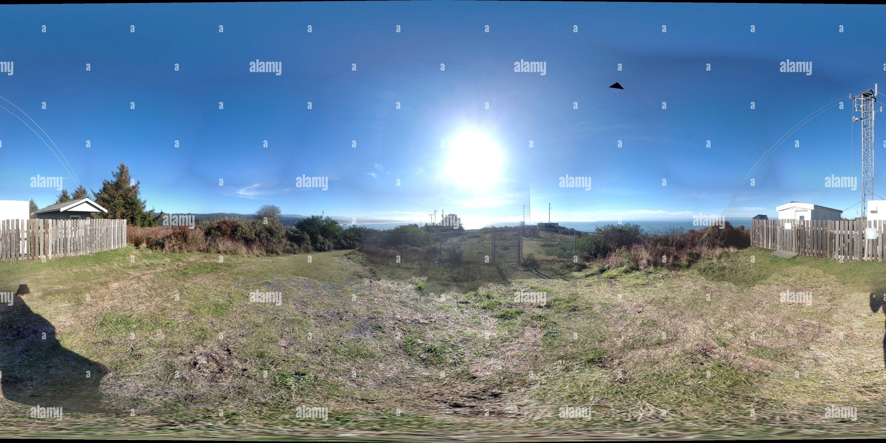 360° view of At the Peak of Trinidad Head - Alamy