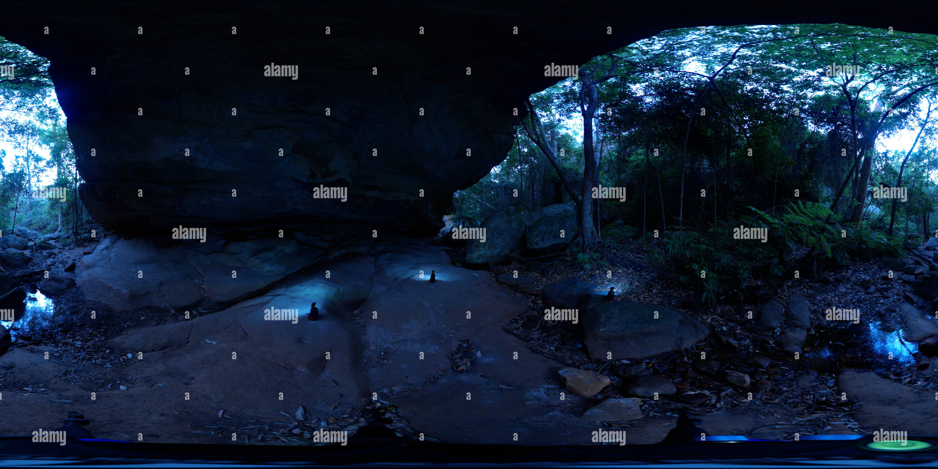 360° view of Cania Gorge - Gorge end - Alamy