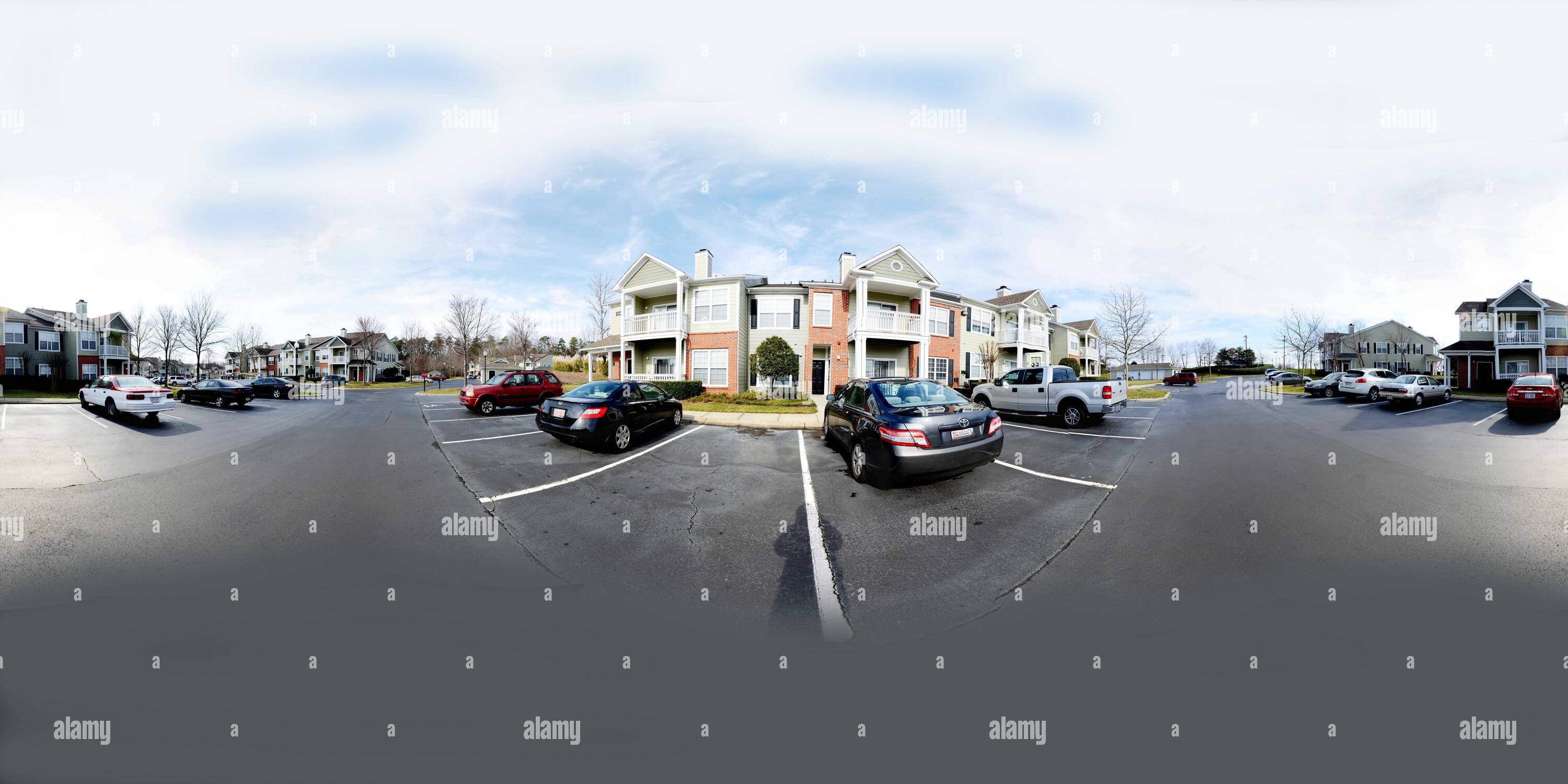 360° view of Bell Bridford Apartment Complex - Alamy
