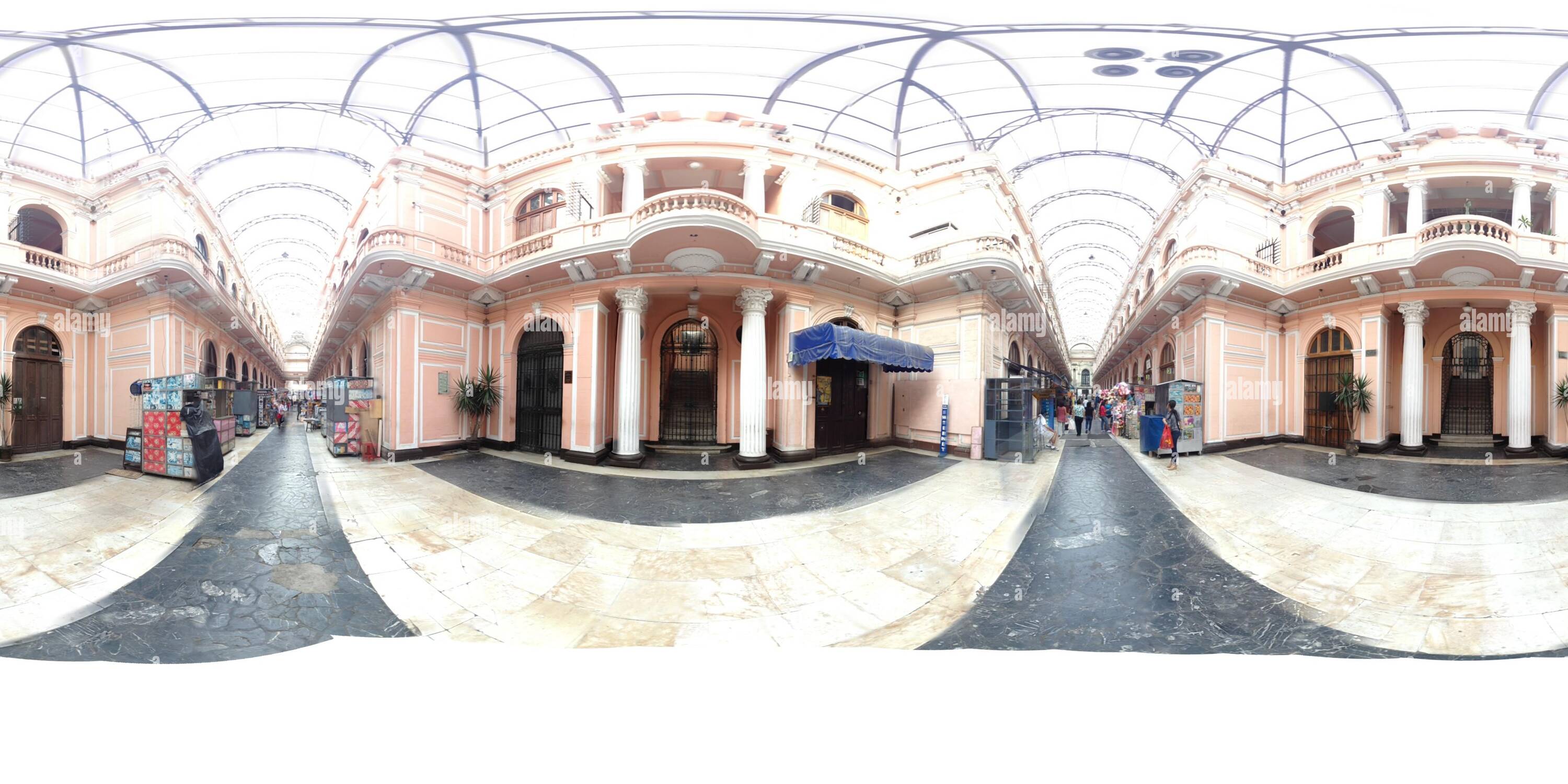 360° view of Pasaje Piura, Centro de Lima - Alamy
