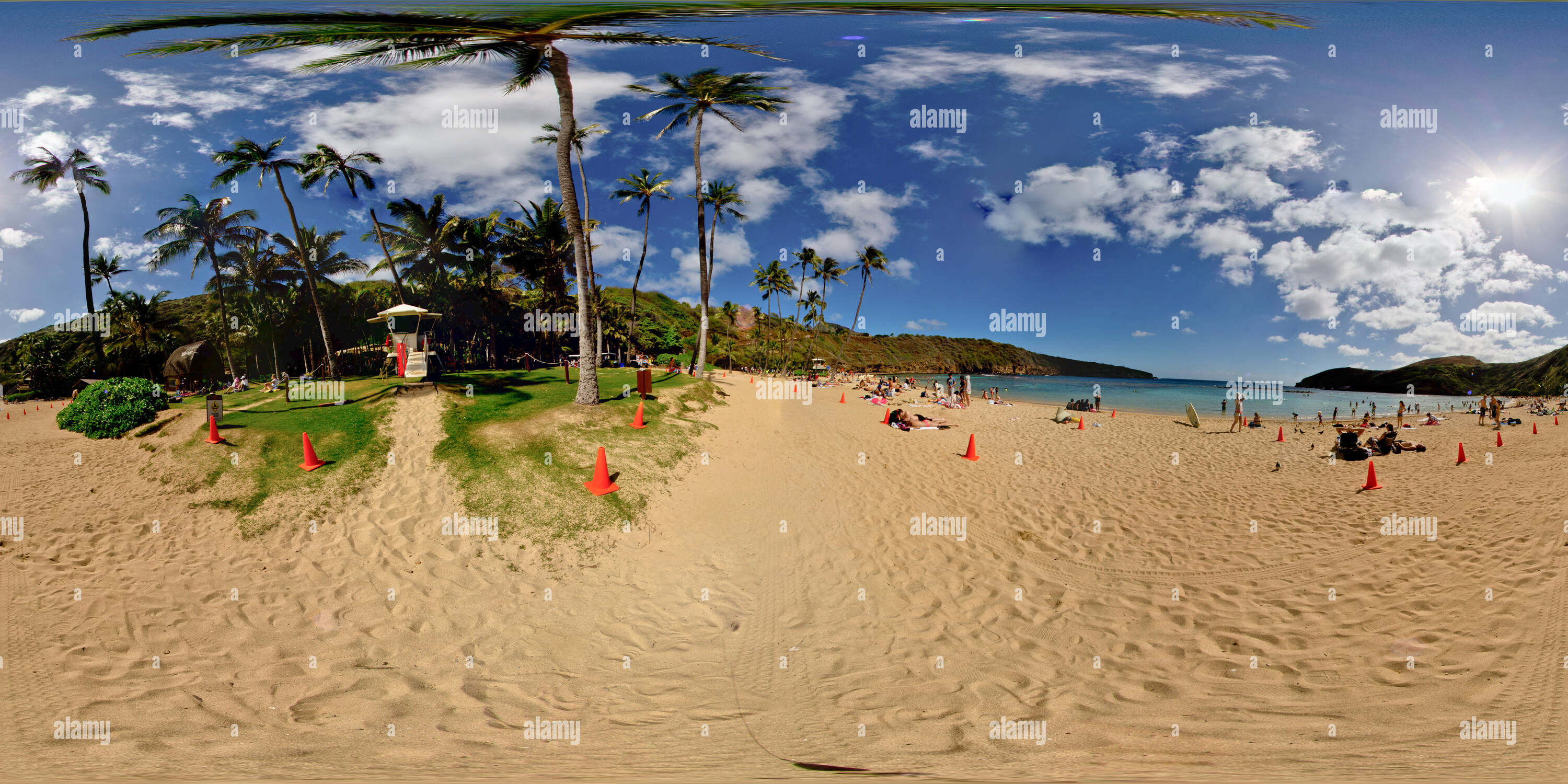 360° view of hanuama bay hawaii usa - Alamy