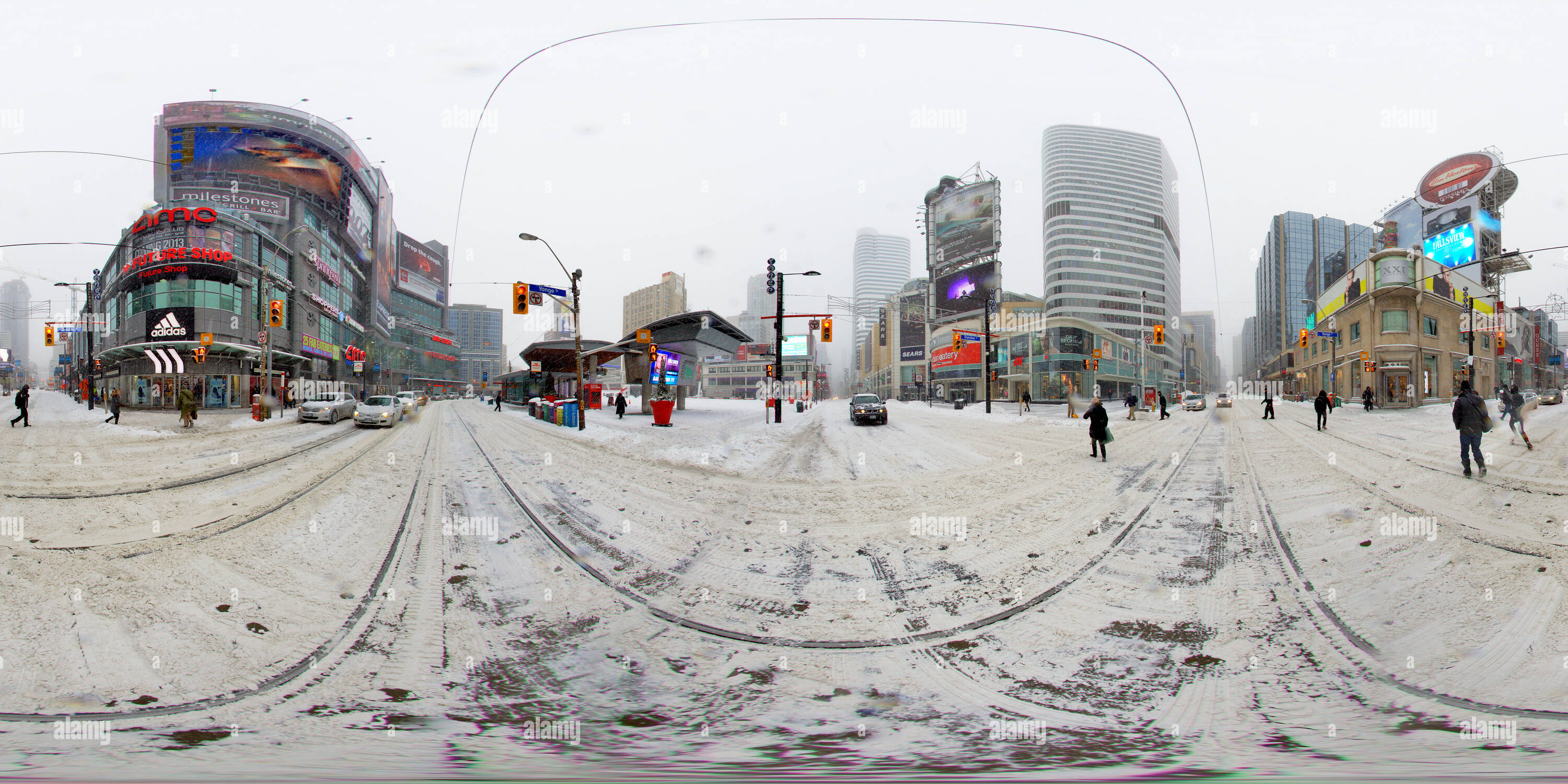 360° view of WINTER IN TORONTO - Alamy
