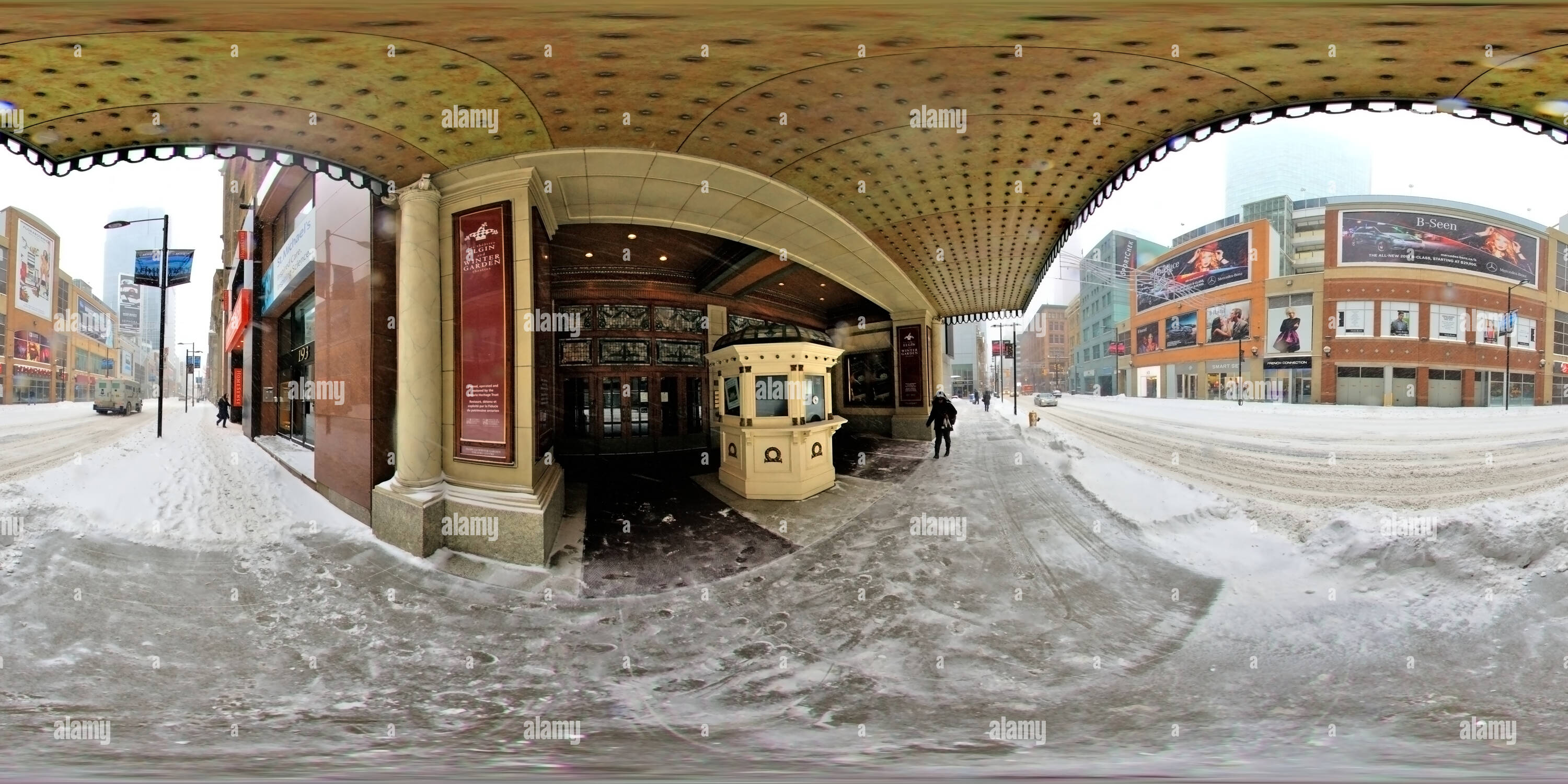 360° view of TORONTO SNOW STORM - Alamy