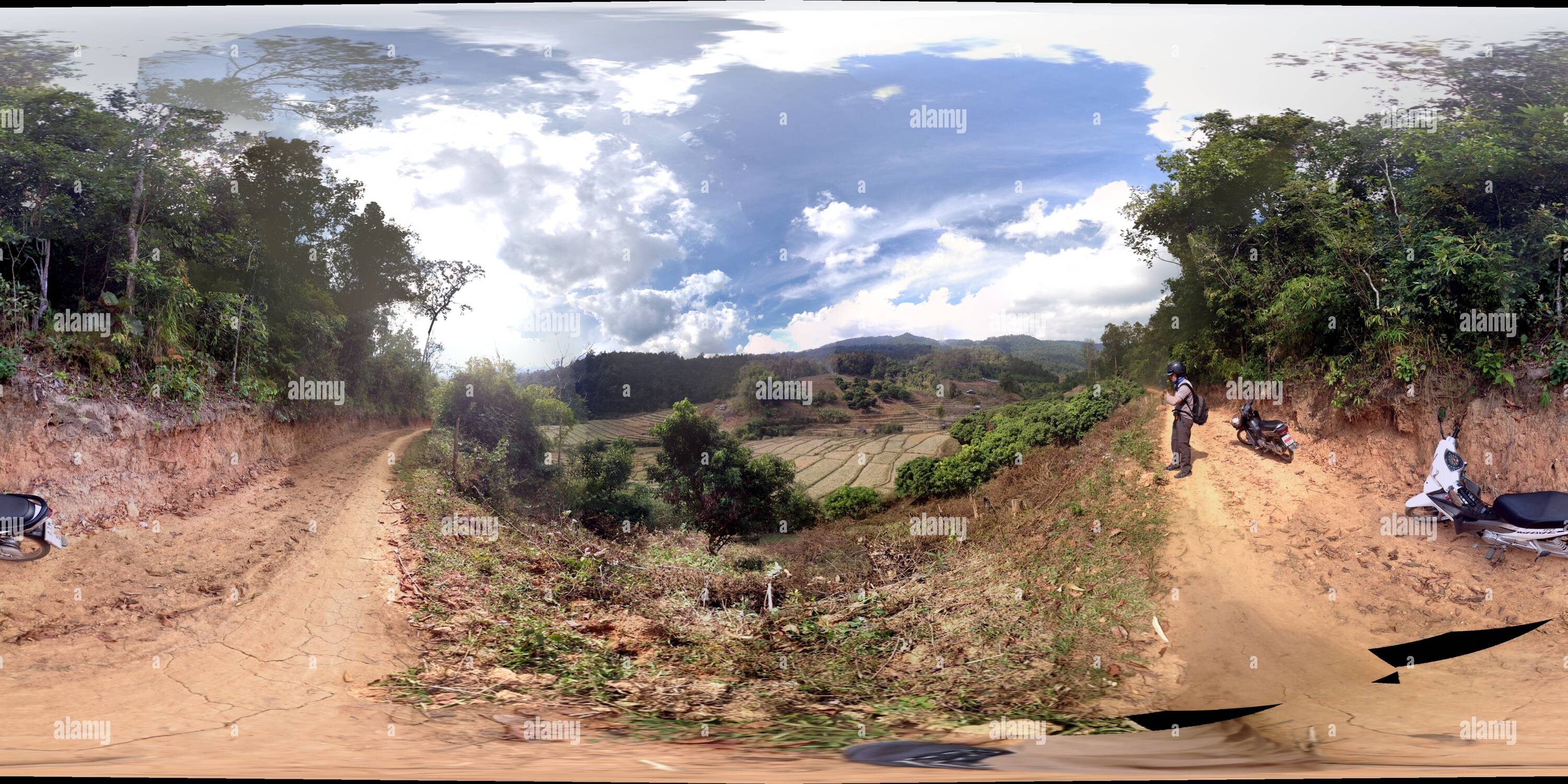 360° view of Mae Hong Song loop - Alamy