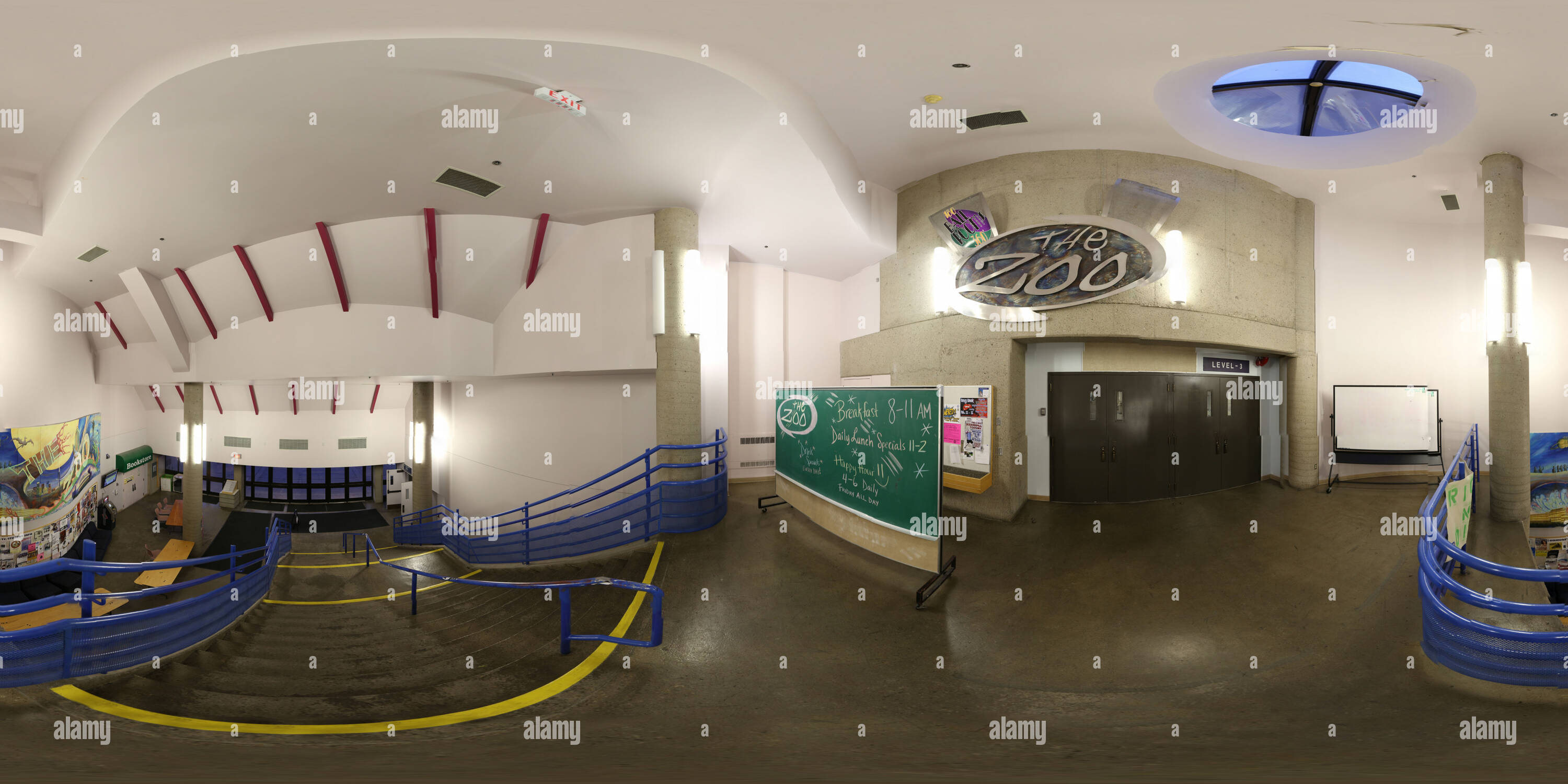 360° view of SU Building Atrium Level 3 - Alamy