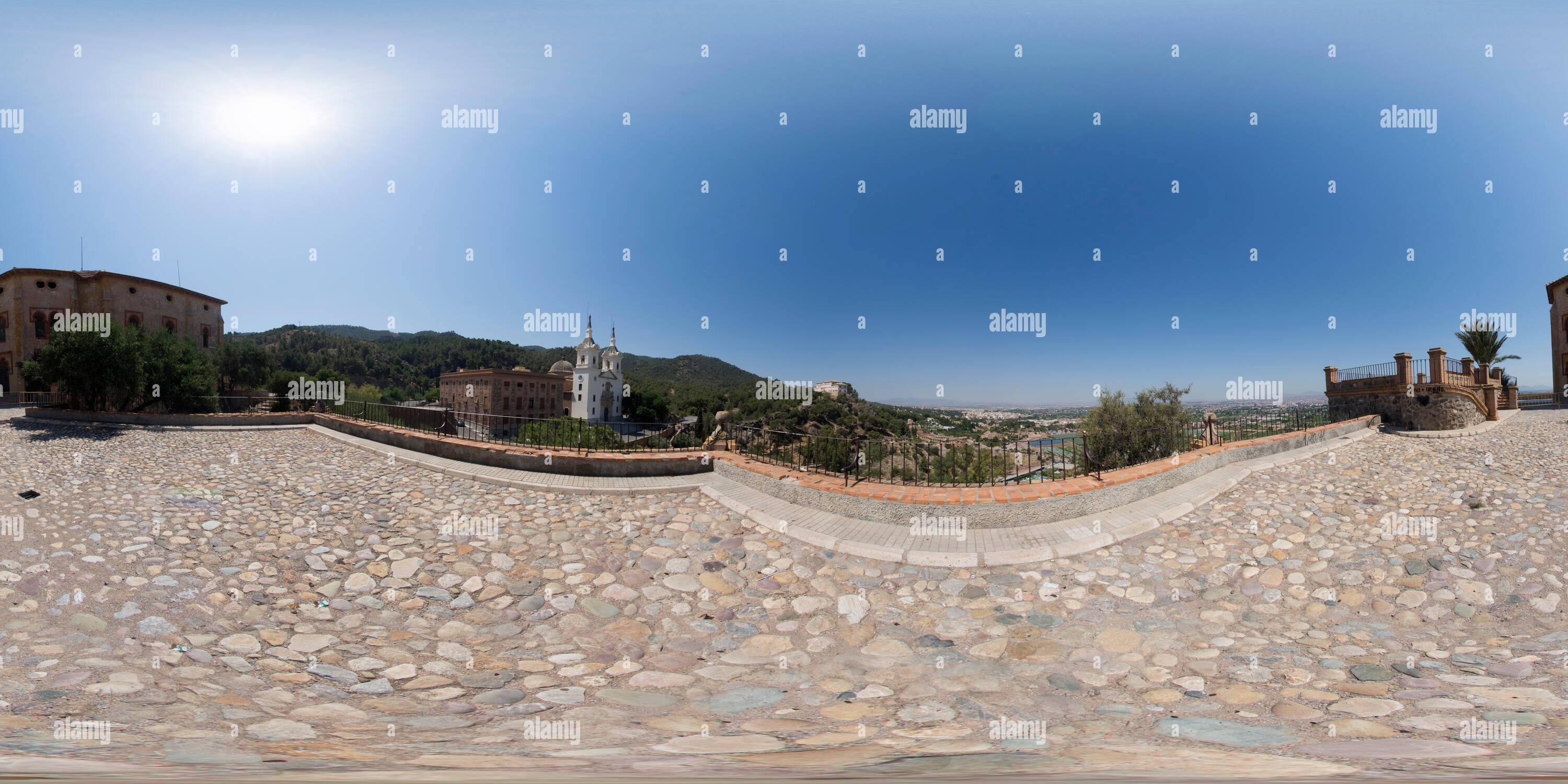 360° view of 360° Panoramic image of the Santuario de la Fuensanta or ...