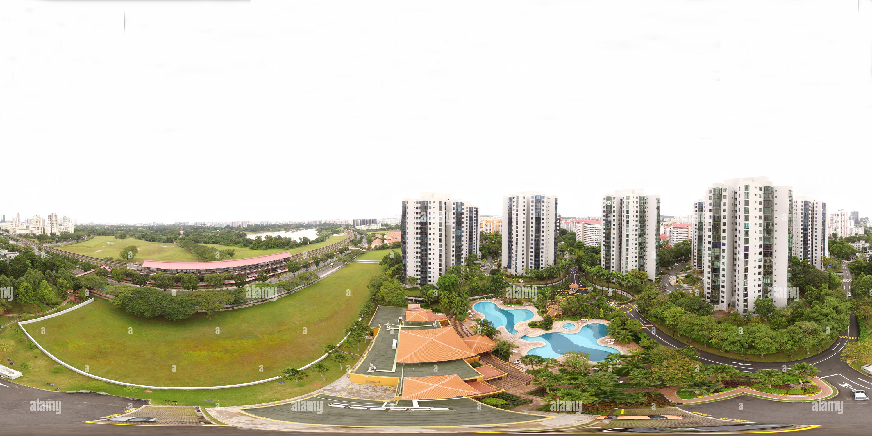 360° view of Parc Oasis Function Room Car Park - Alamy