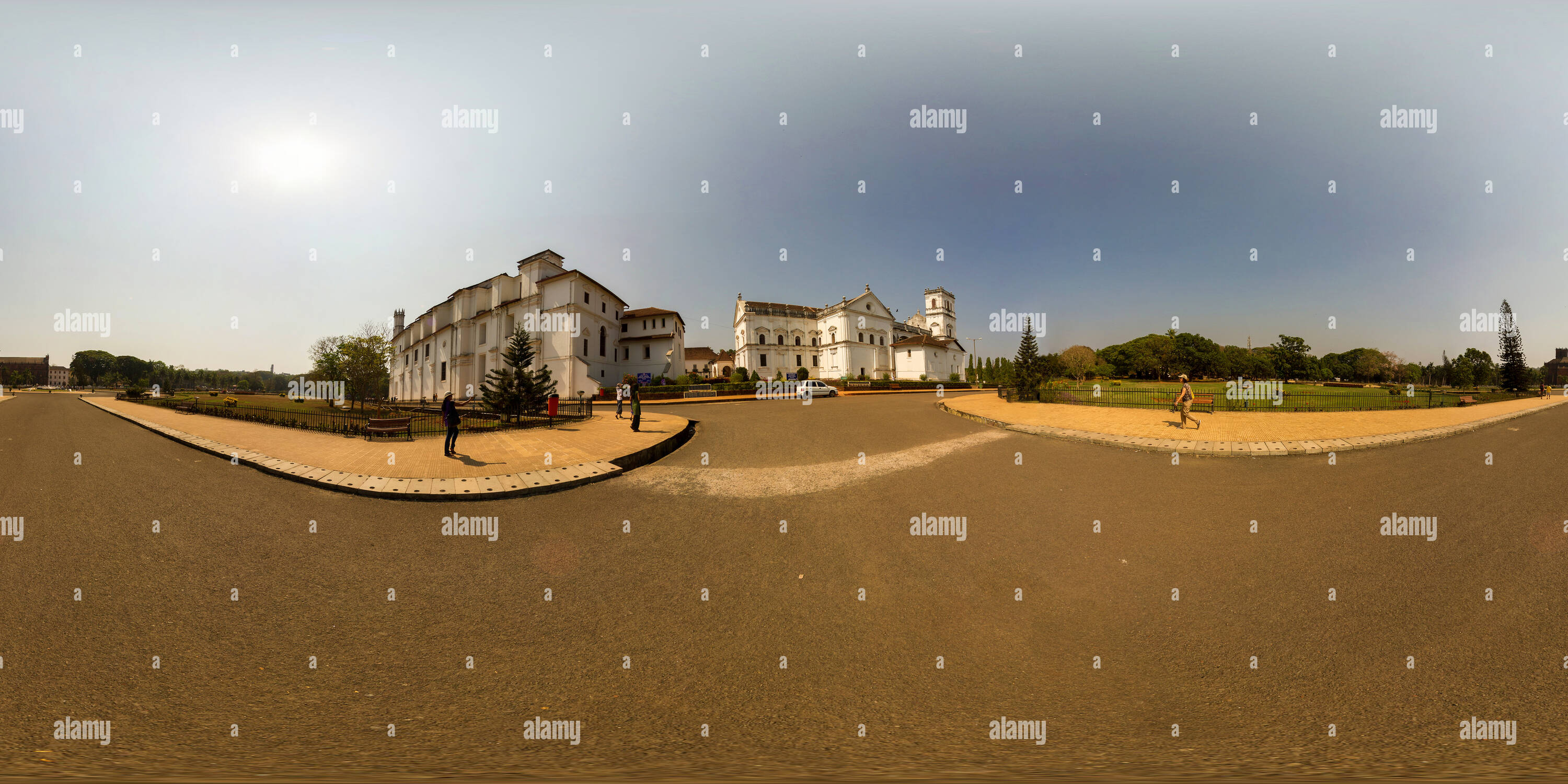 360° view of Old Goa, India - Alamy