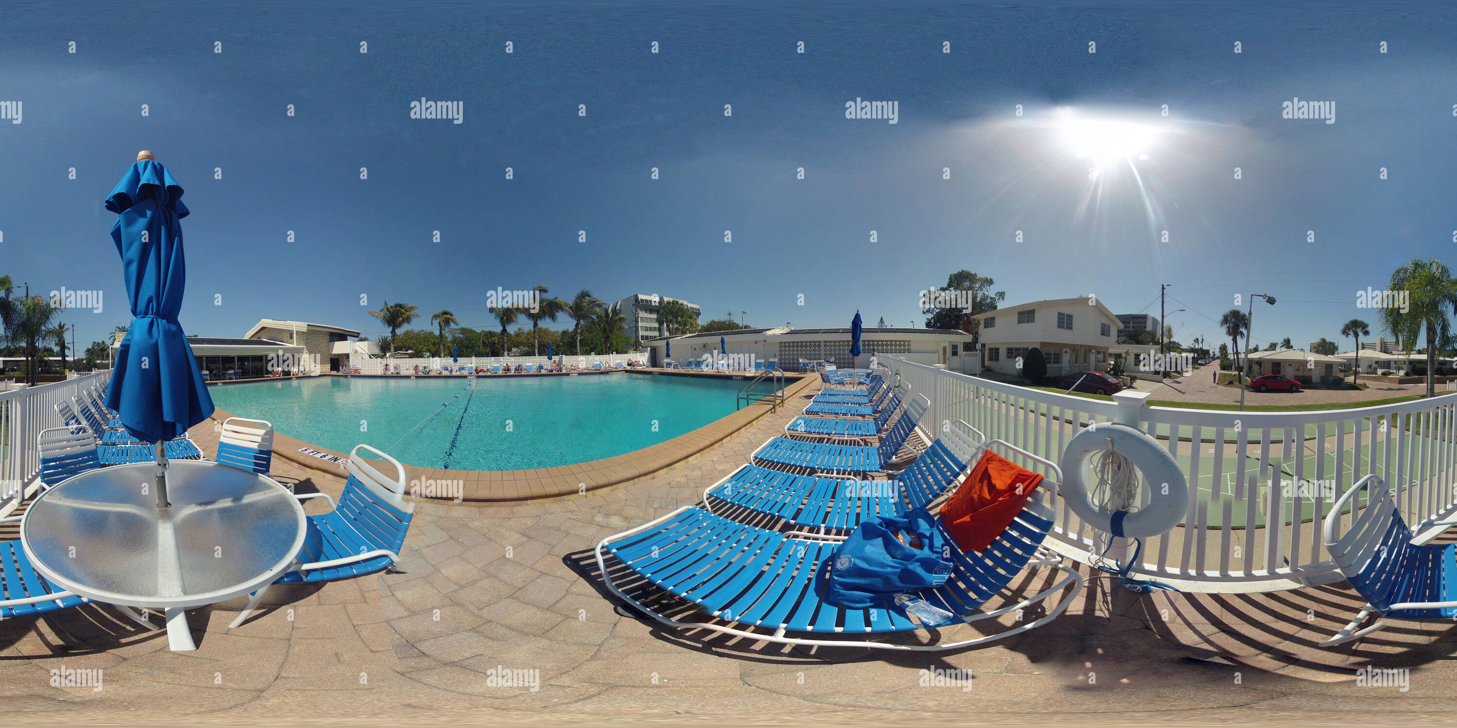 360° view of Aloha Kai Swimming pool - Alamy