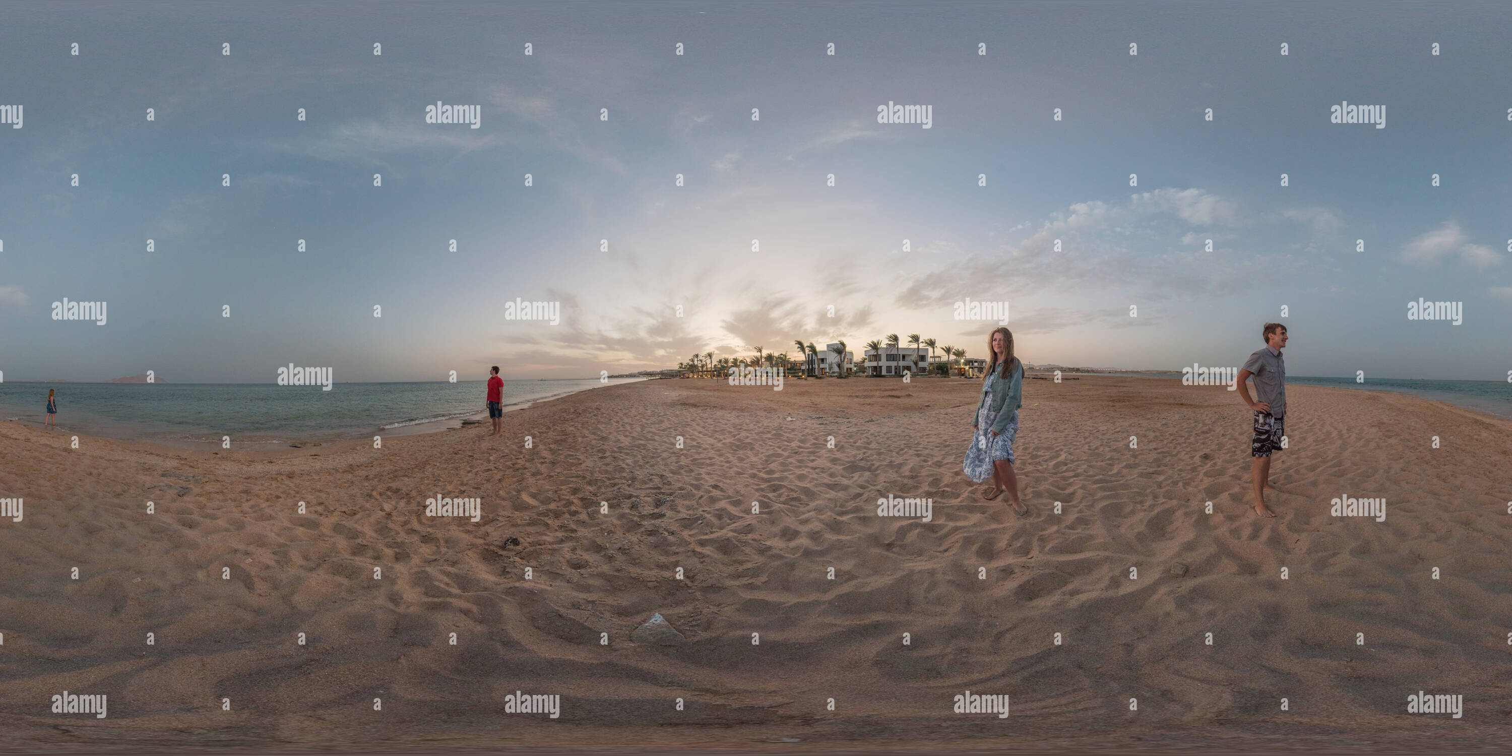 360° view of Red Sea Beach - Alamy