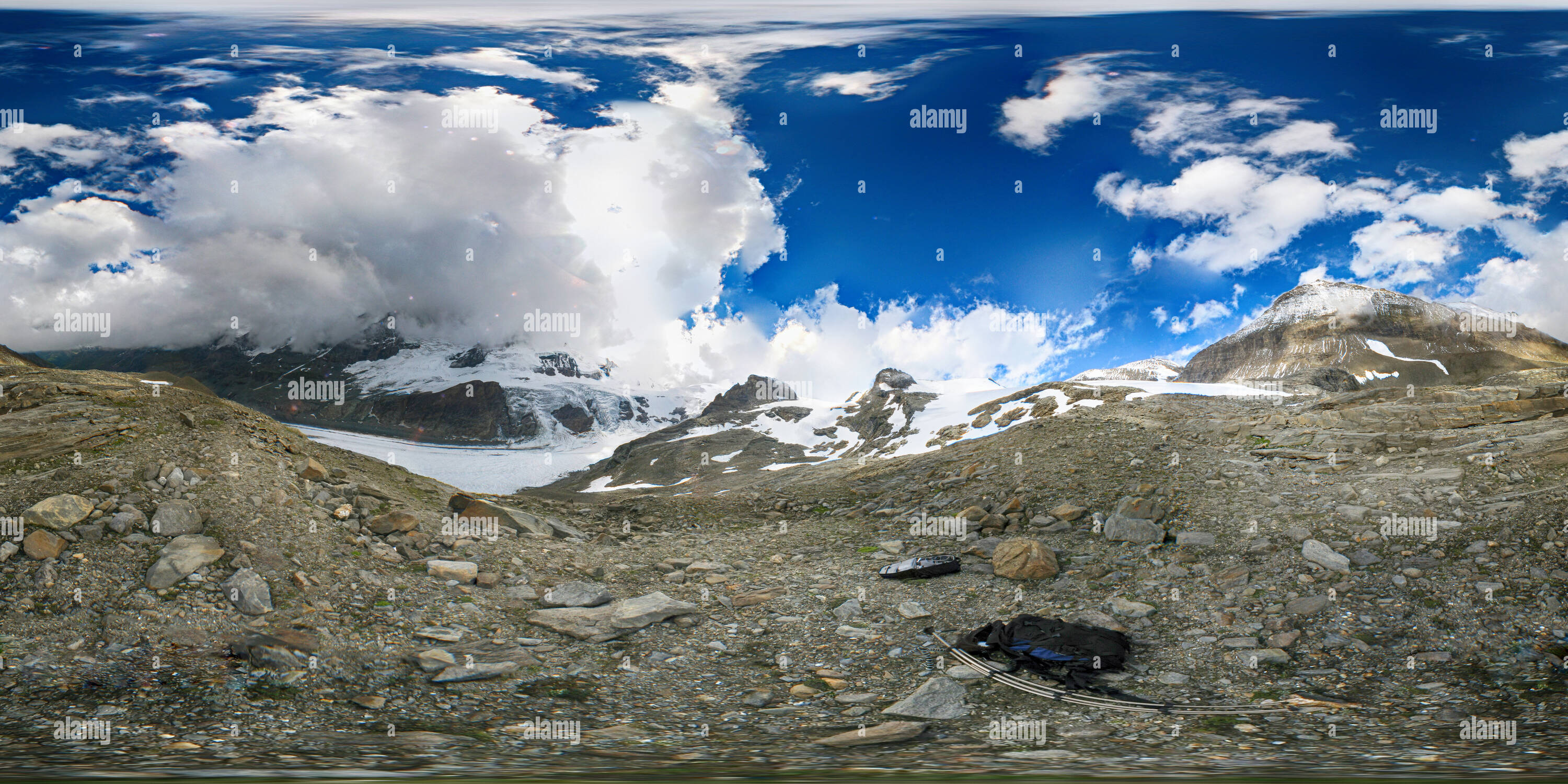 360° view of Grossglockner (gg a2 hdrefex) (test - Alamy