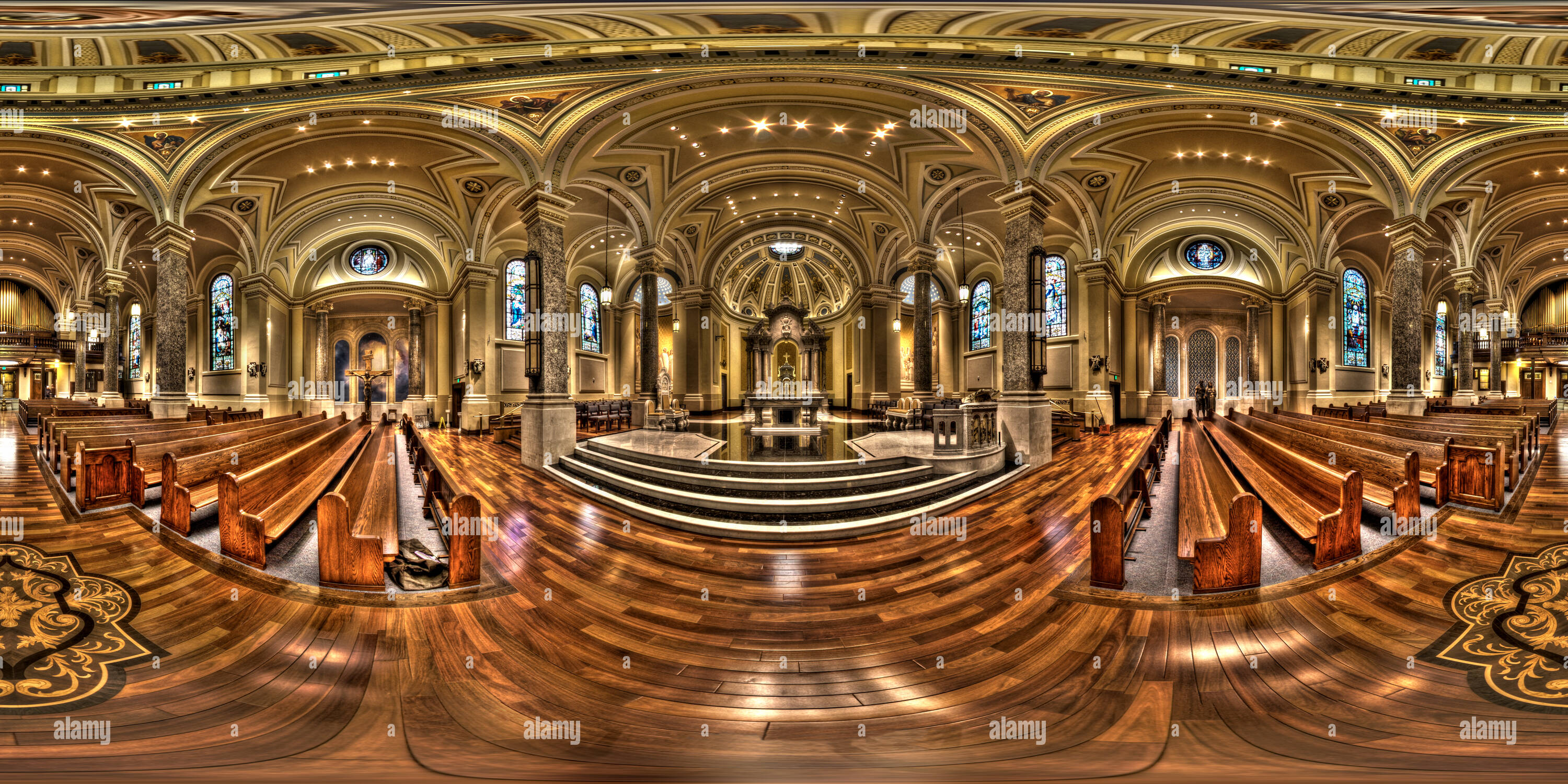 360° view of The Cathedral of the Immaculate Conception, once more - Alamy