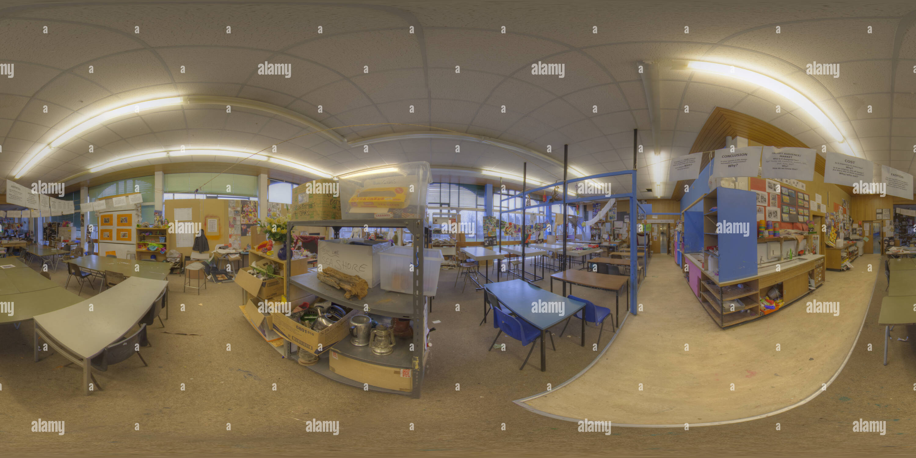 360° view of AHS - Art Classroom - Alamy