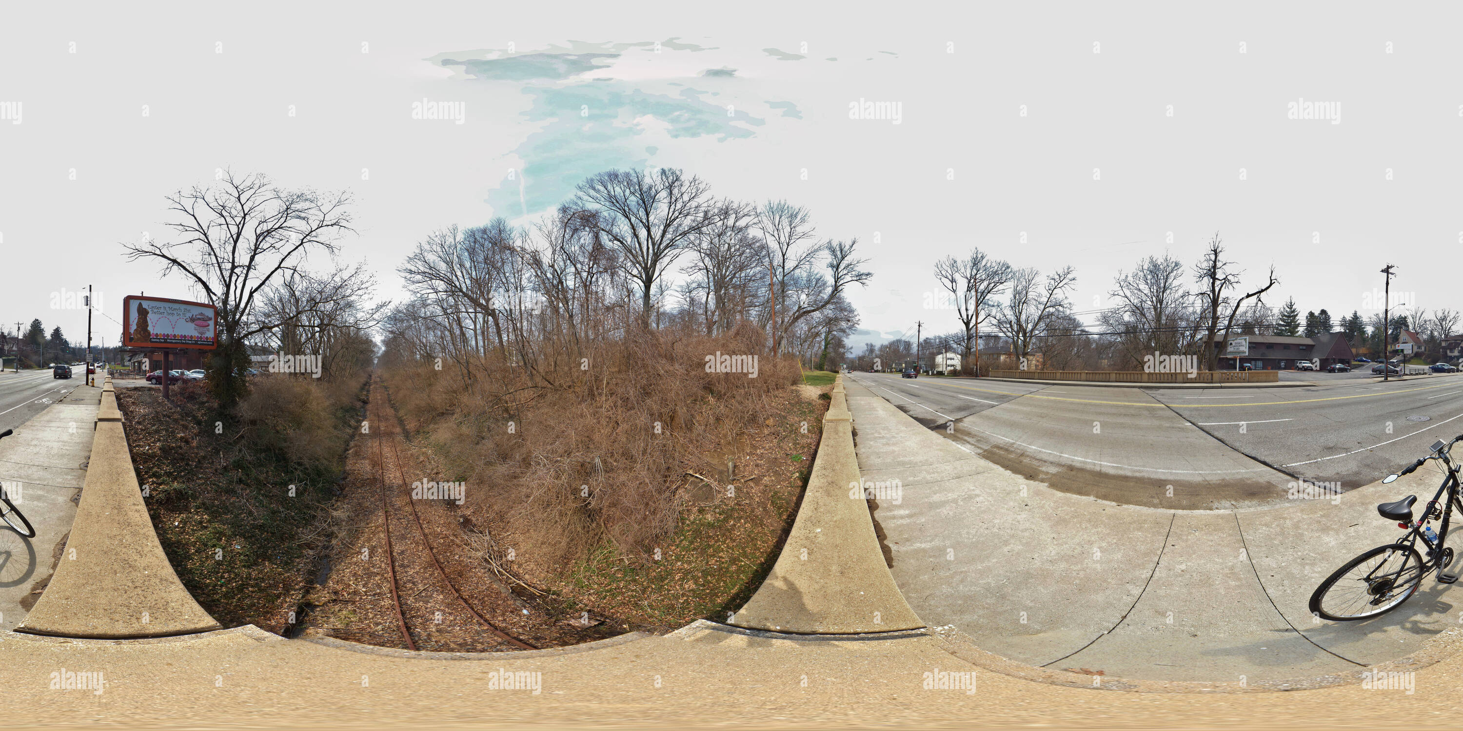 360° view of Future Wasson Way Trail at Erie Ave near Oakley, Ohio - Alamy
