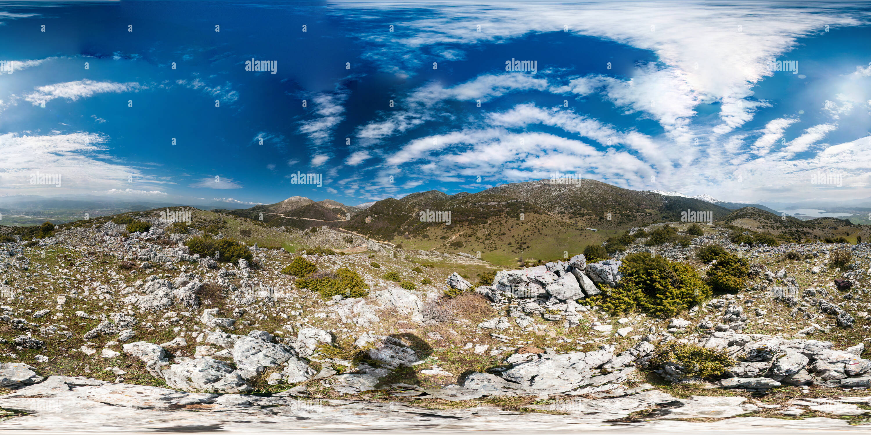 360° view of View from Migdalia location of Mitsikeli mountain - Alamy