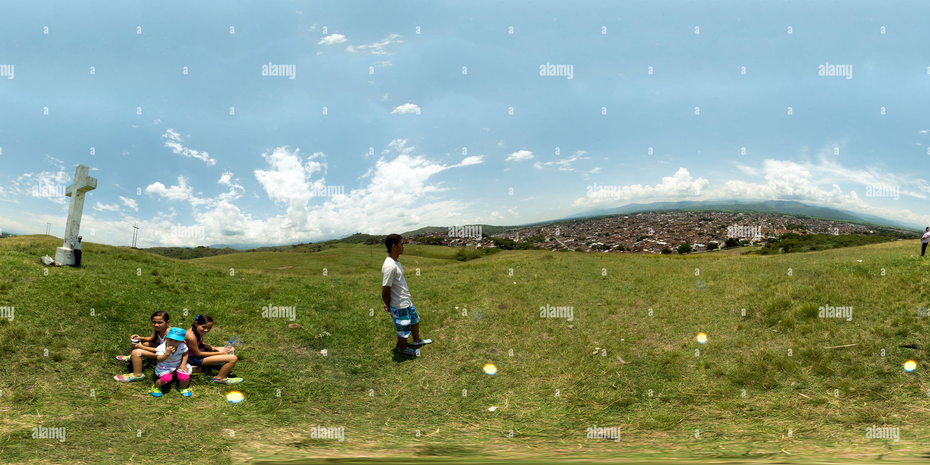 360° view of Buga view from the hill of the cross - Alamy