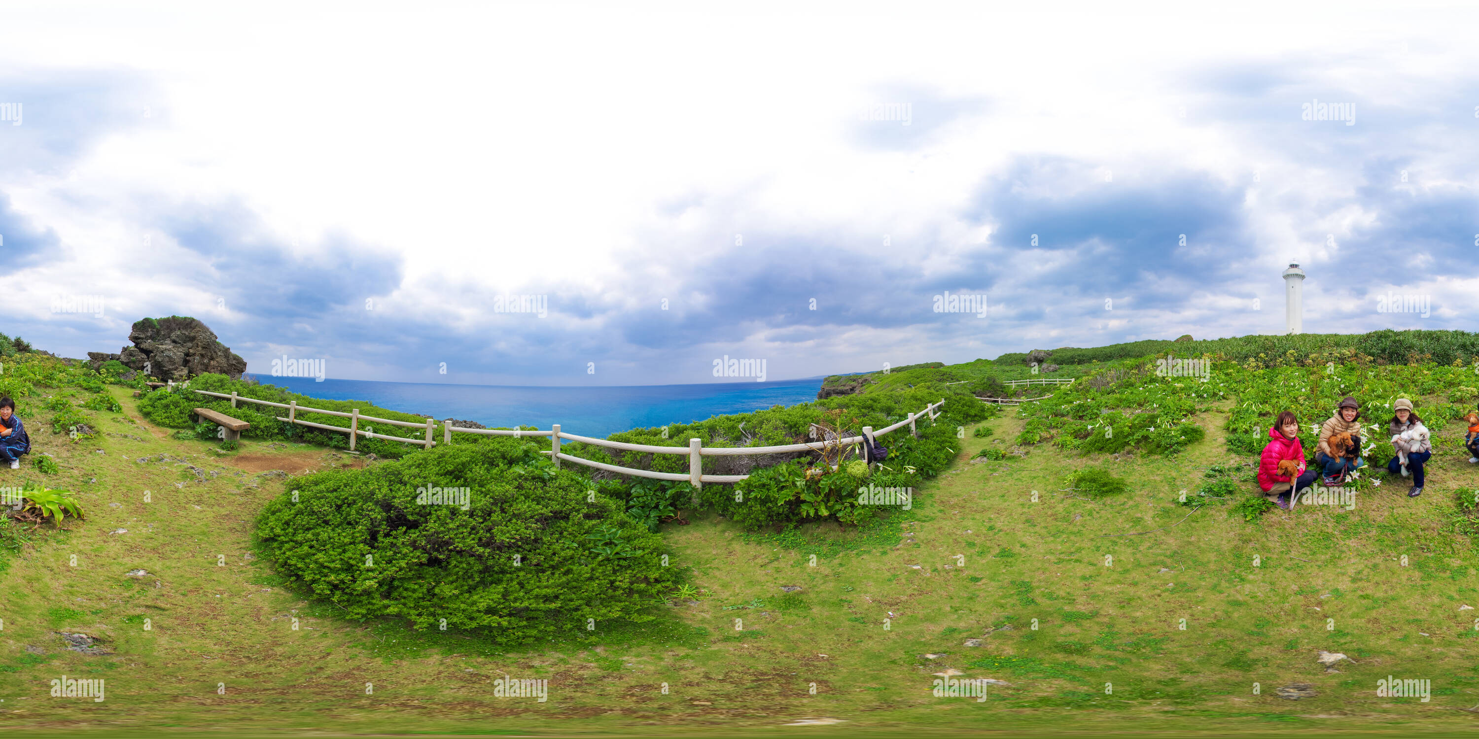 360° view of Hiking to Cape - Alamy