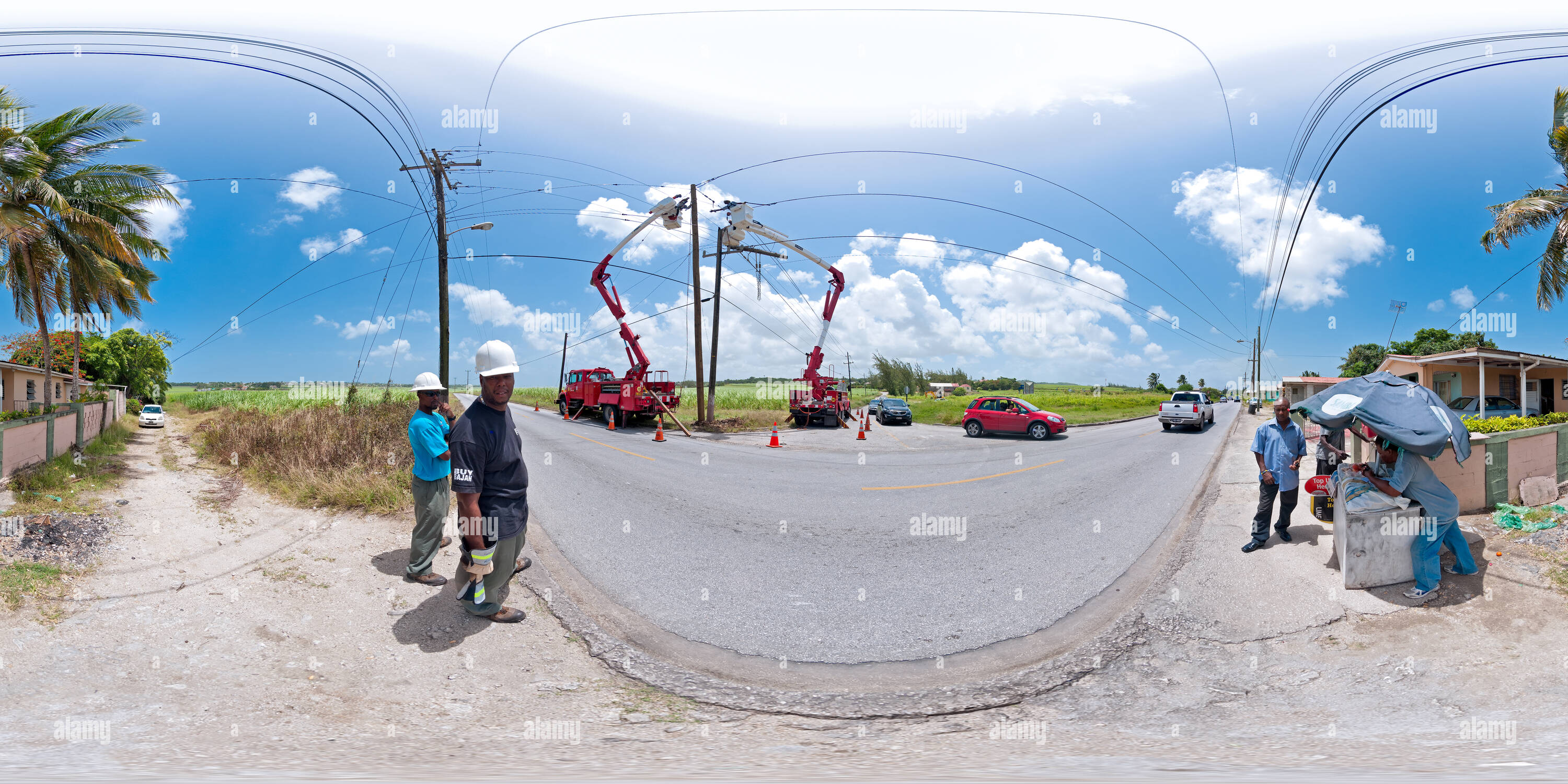 360° view of Repair phone line - Alamy