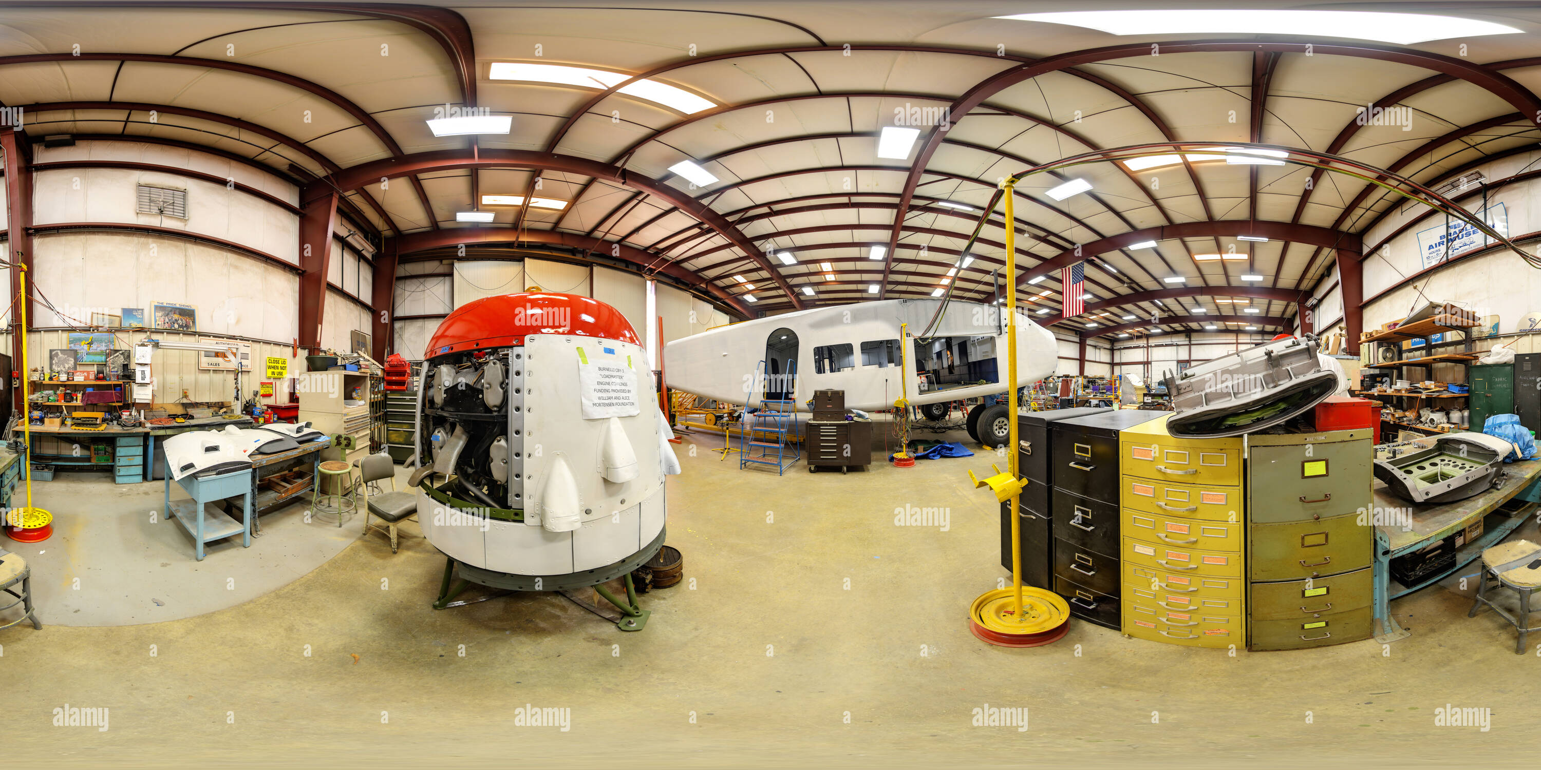 360° view of Burnelli CBY-3 at New England Air Museum - Alamy