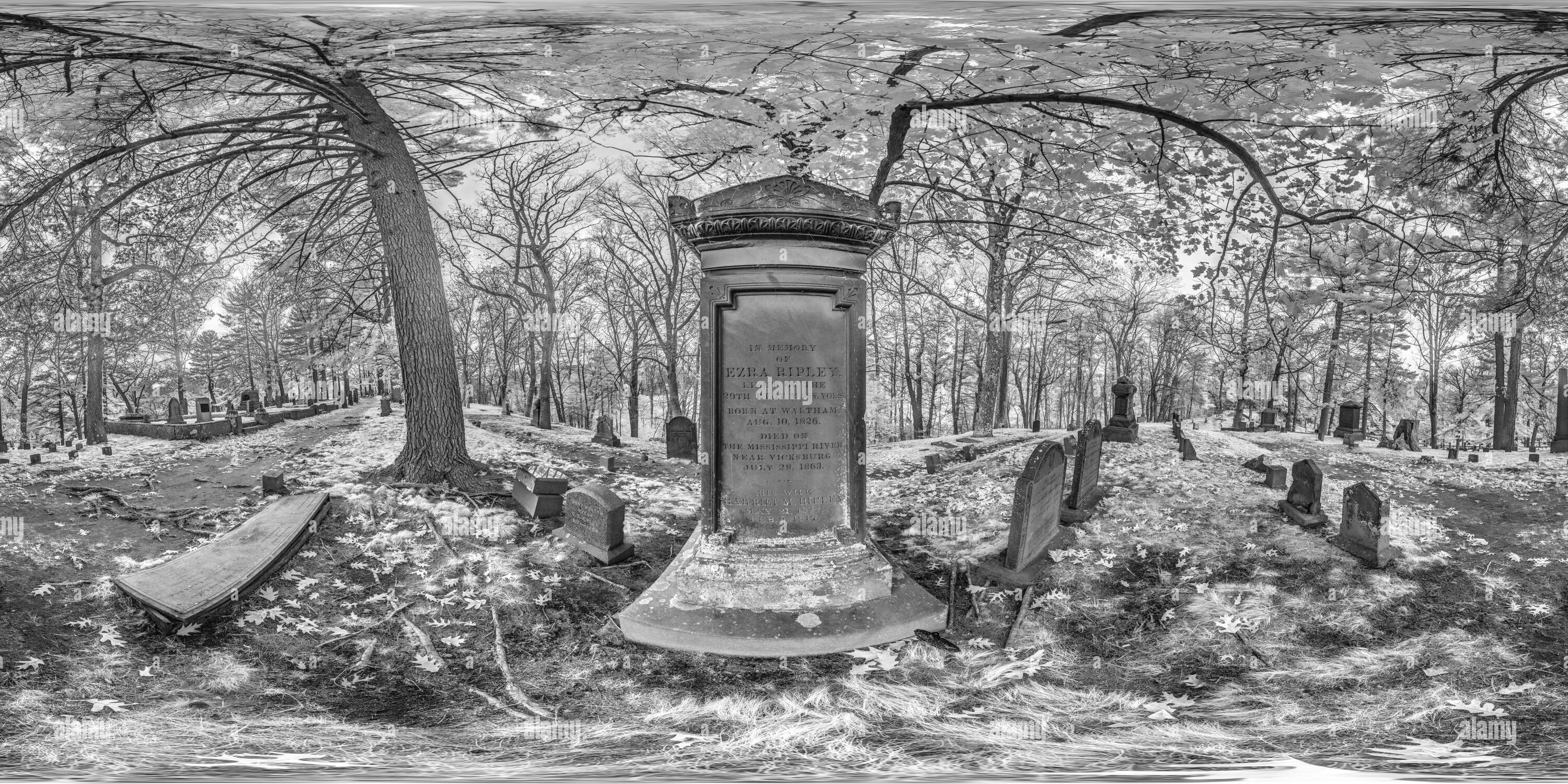 360° view of Lieutenant Ezra Ripley Infrared - Alamy