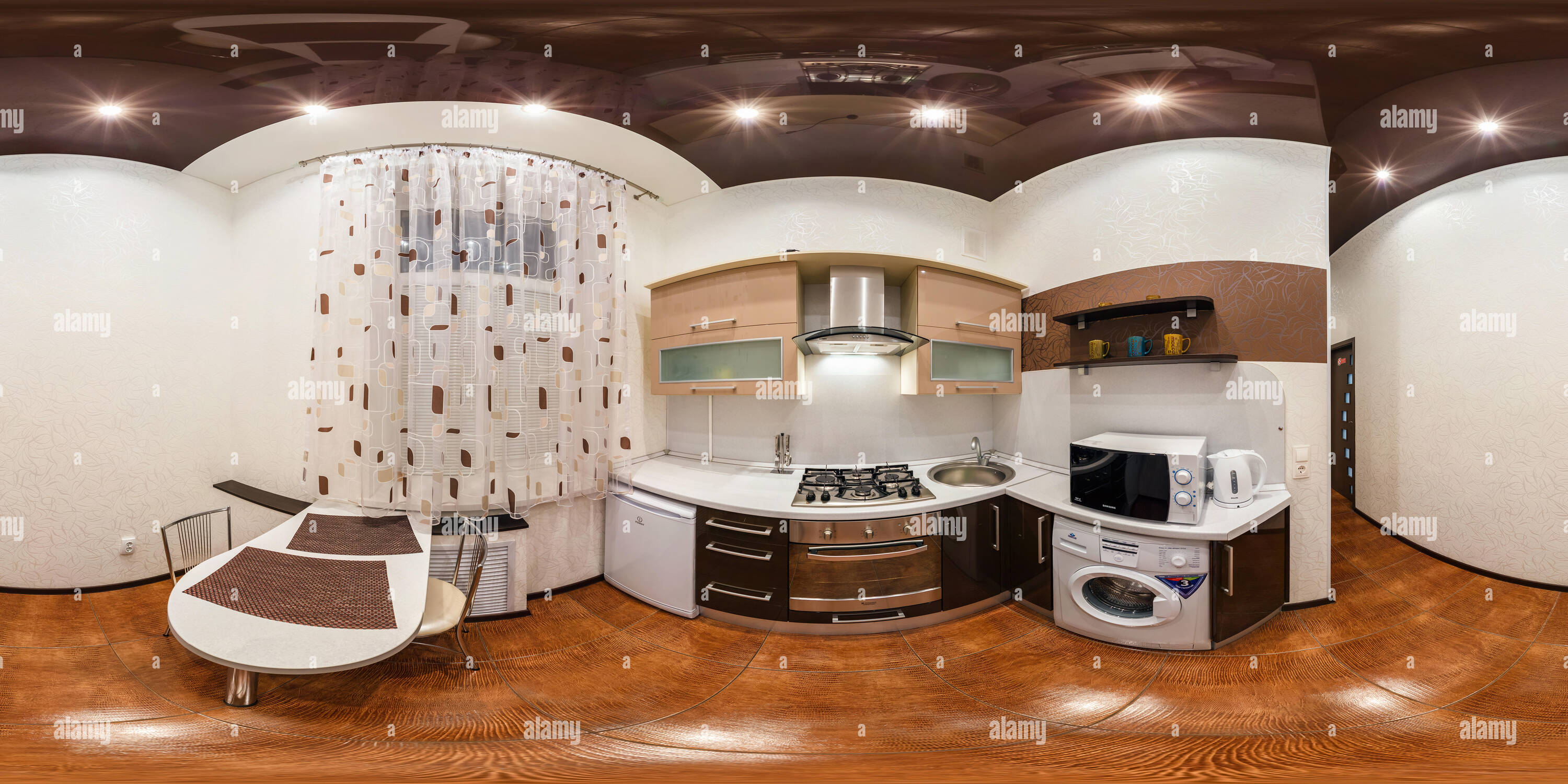 Home Interior In Panoramic 360 Stock Photos & Home Interior In ...