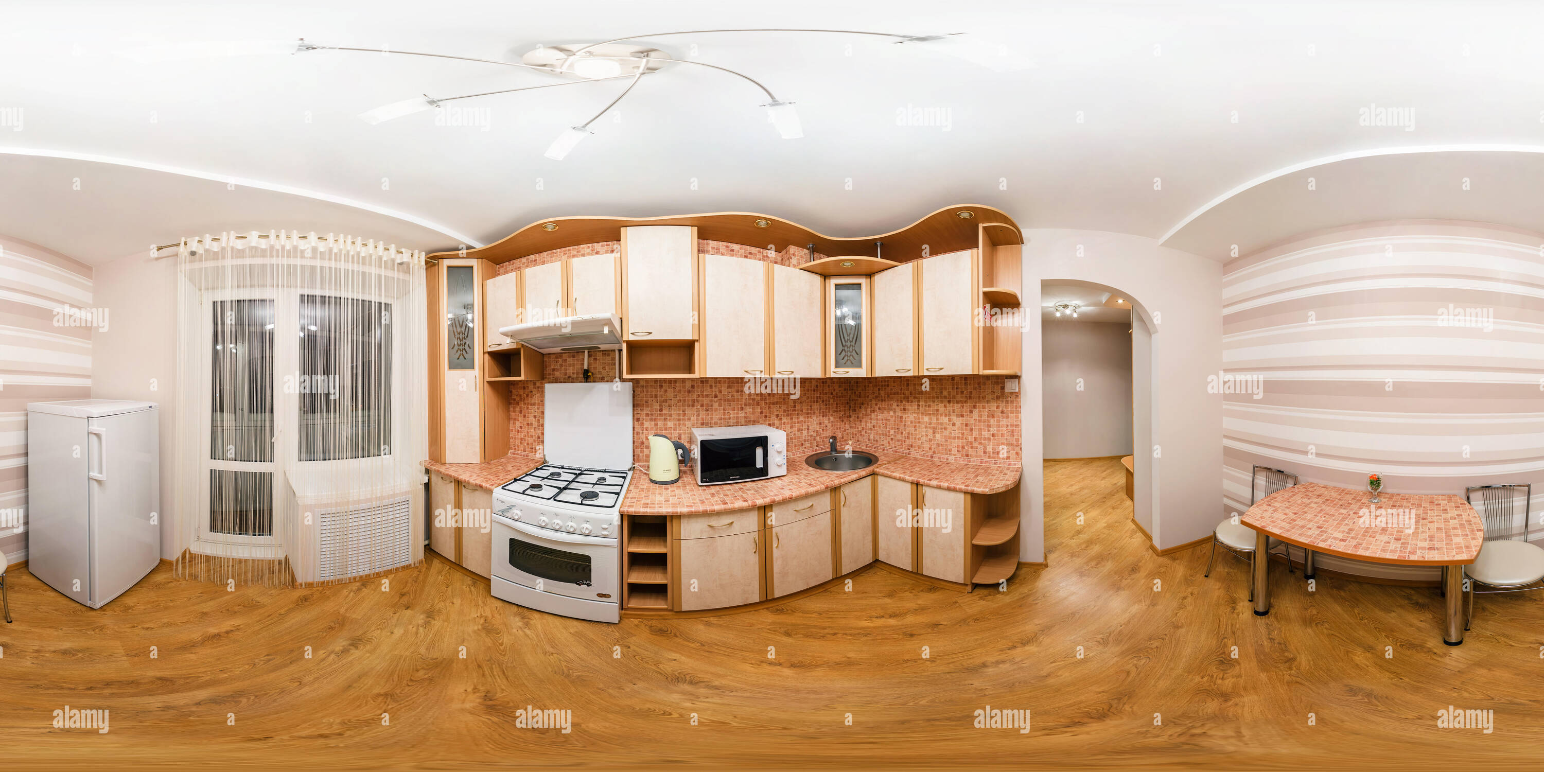 Home Interior In Panoramic 360 High Resolution Stock Photography and ...